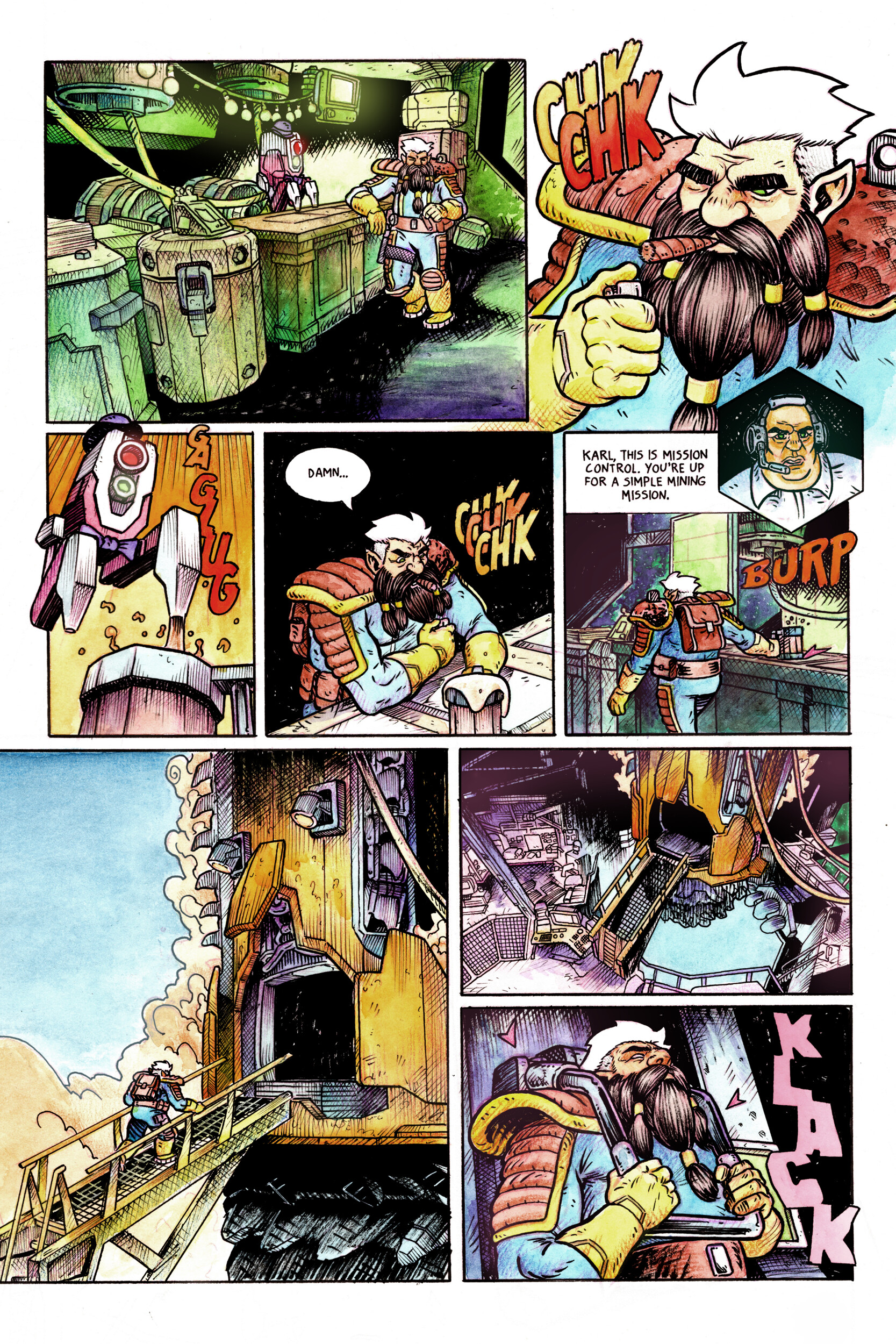 Manuel Tavares - The Legend of Karl (DRG minicomic)