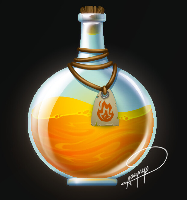 Asiye Zeynep Tiftikçi - Potion Bottle Set - Asset Test