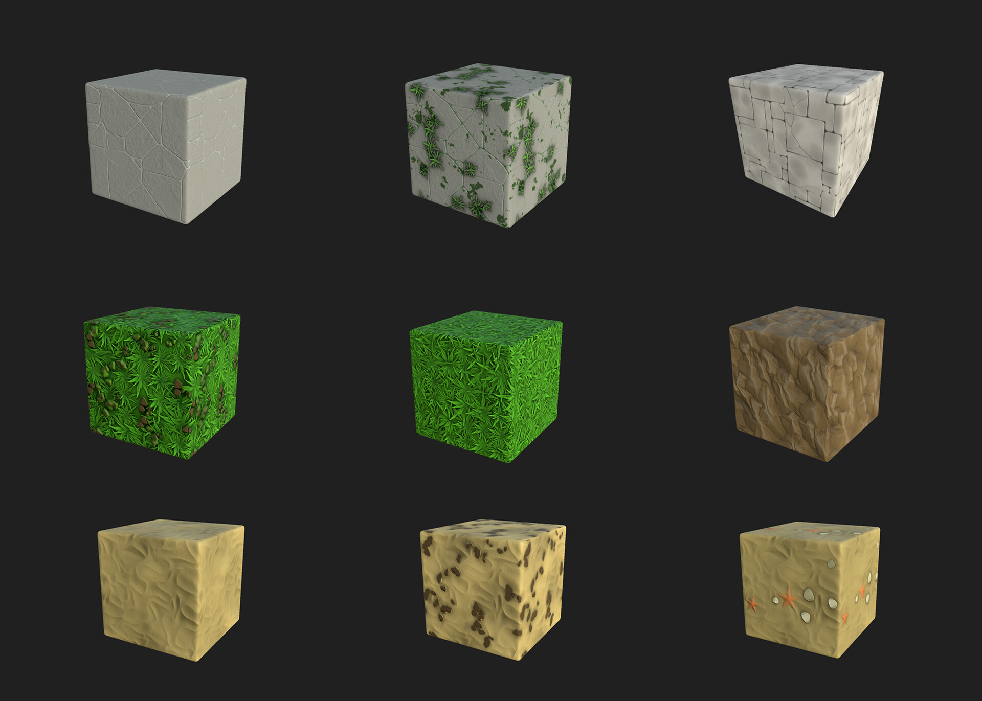 ArtStation - Parad'Island - Stylised Textures