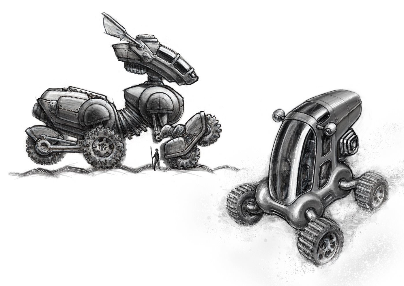 ArtStation - Off world mining vehicles