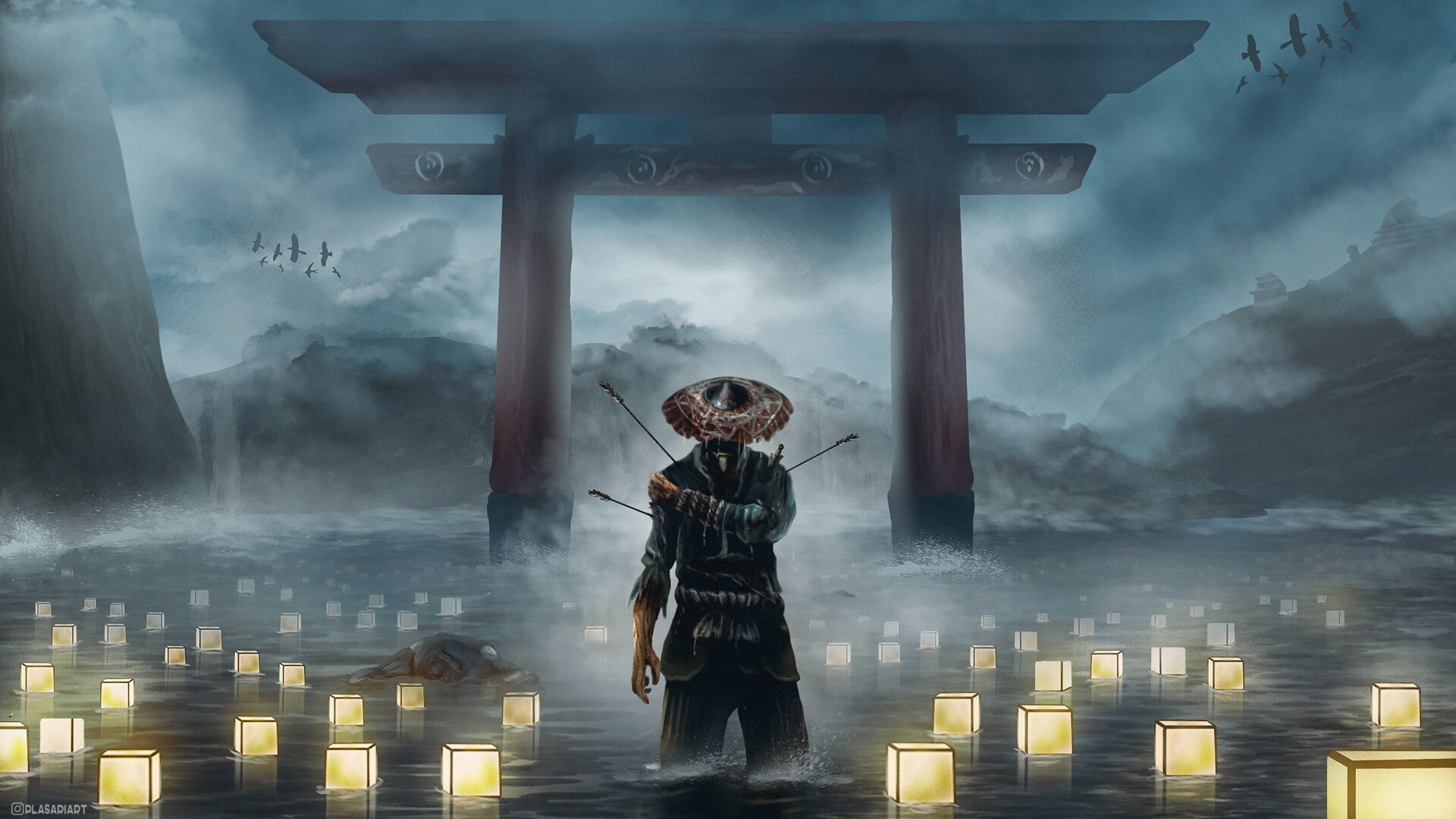 ArtStation - Ronin ( Inspyred Ghost Of Tsushima) Fan art