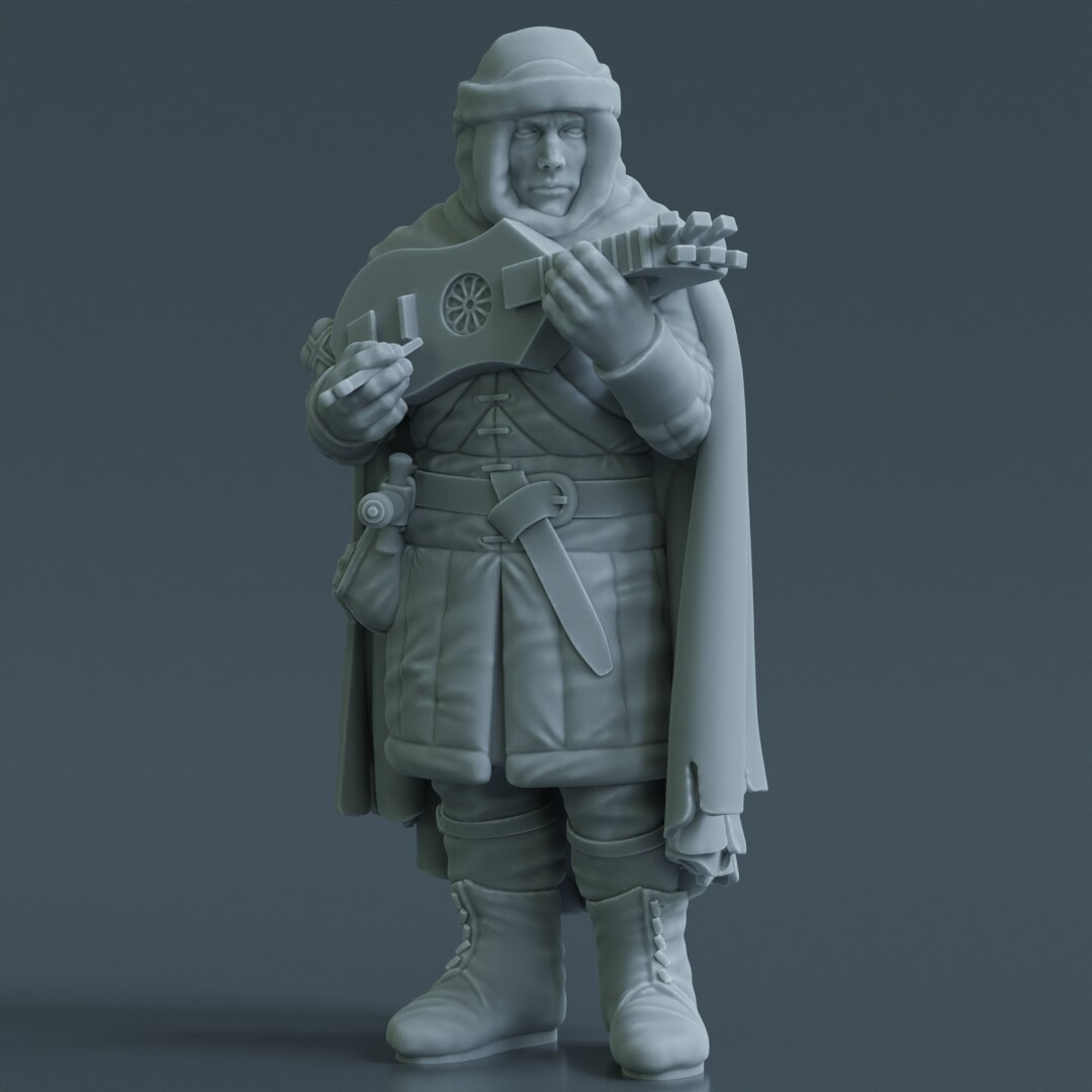 ArtStation - Bard Miniature