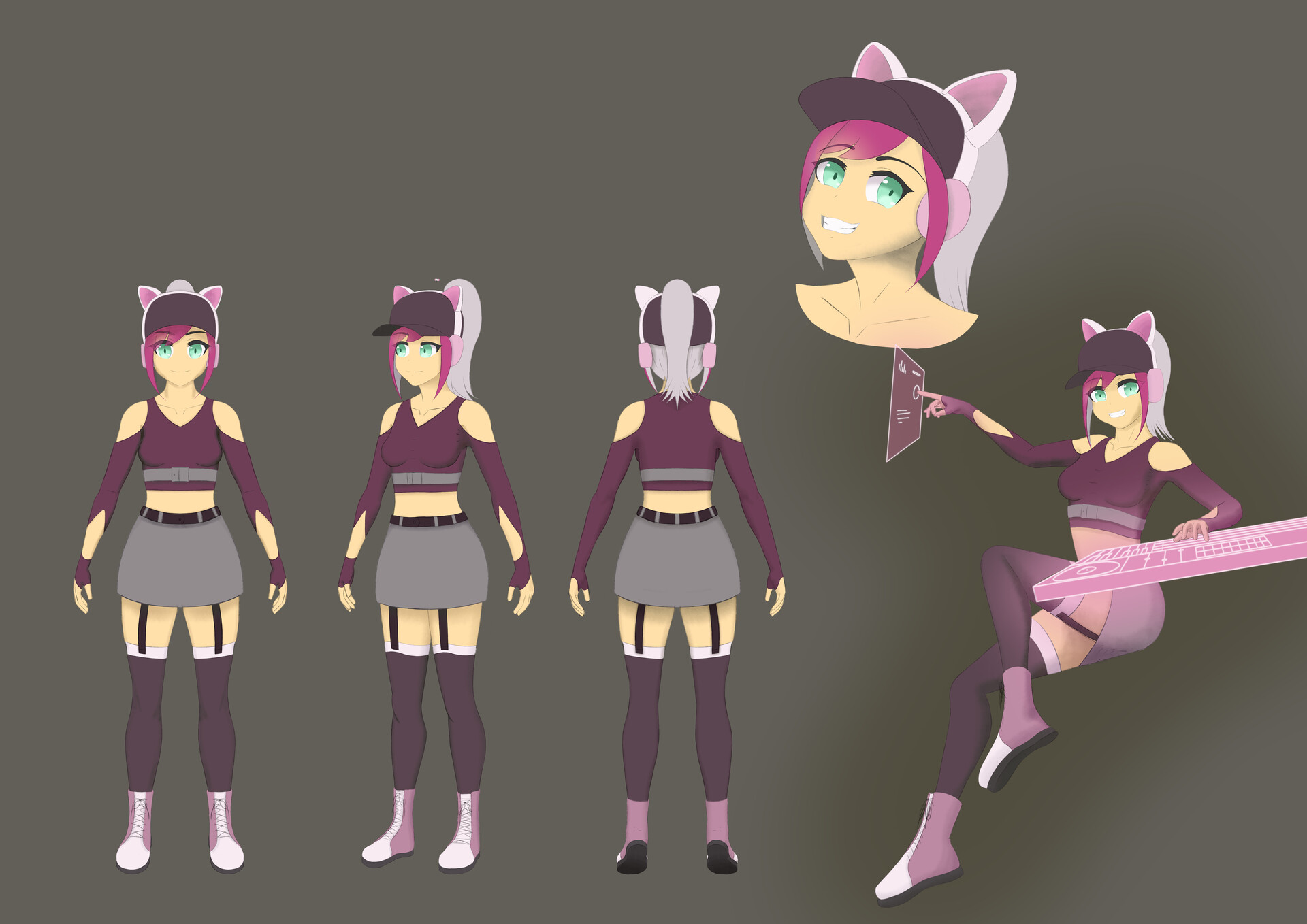 ArtStation - Character Model Sheet