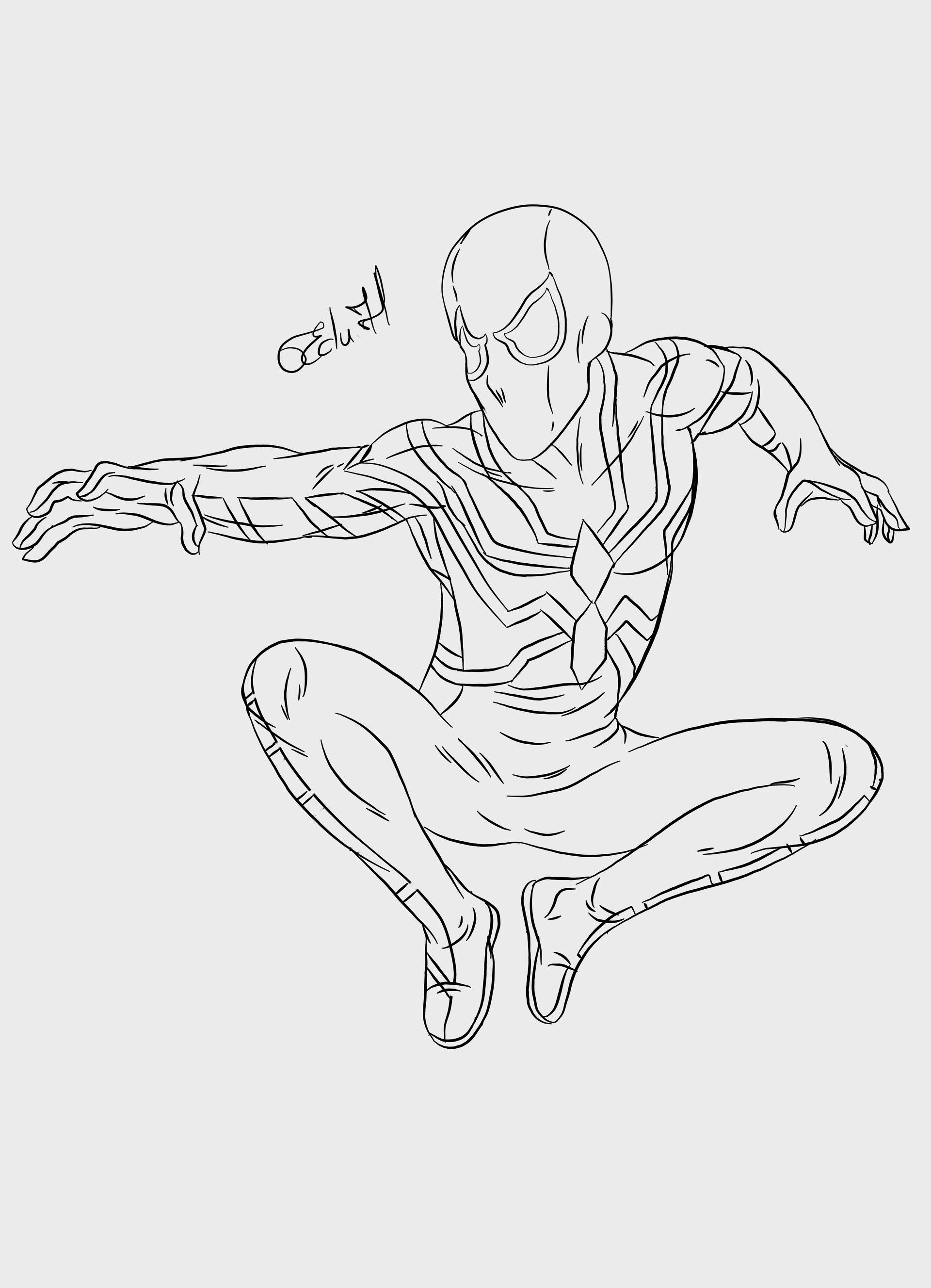 spiderman future foundation coloring pages