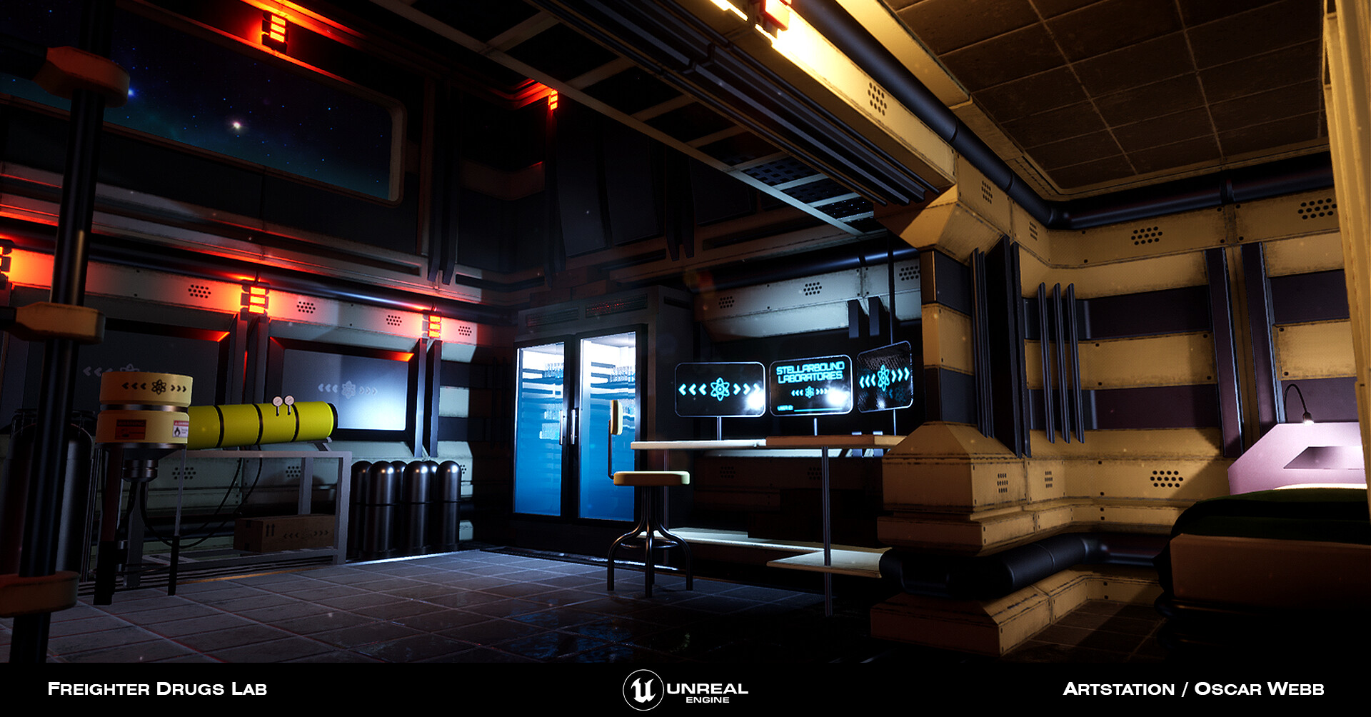 Oscar Webb - Freighter Drug Lab