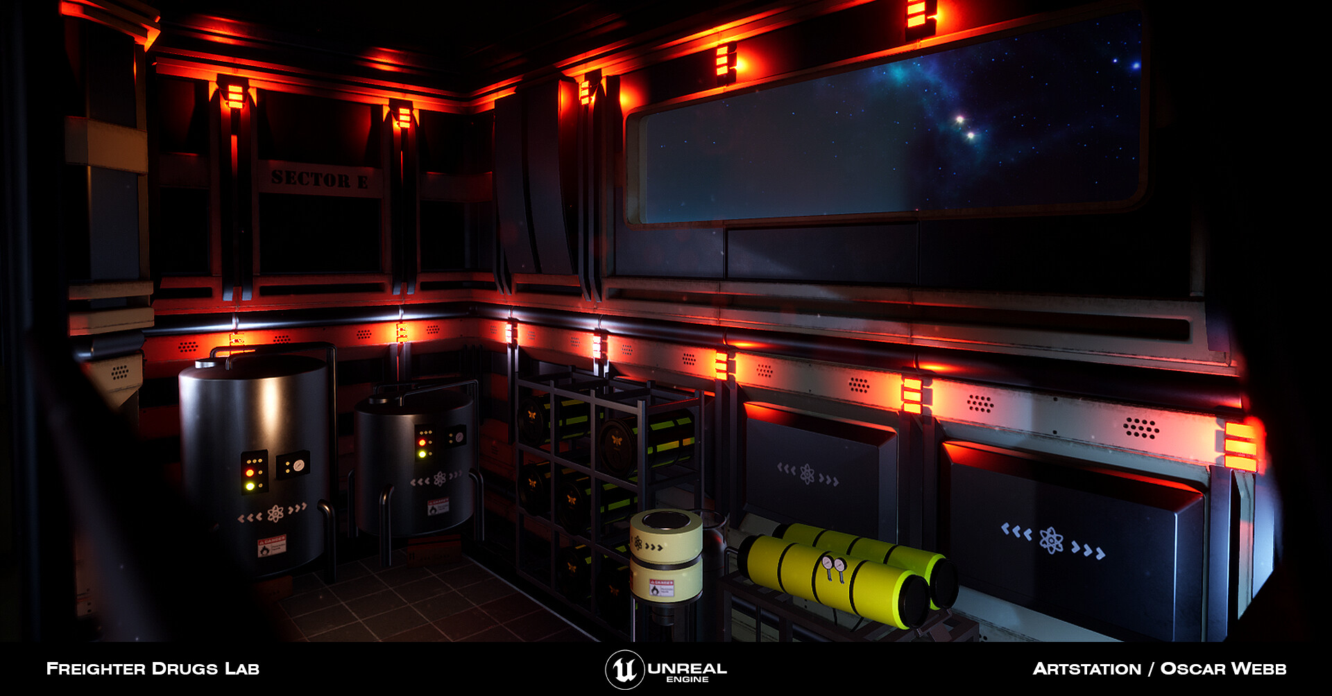 Oscar Webb - Freighter Drug Lab