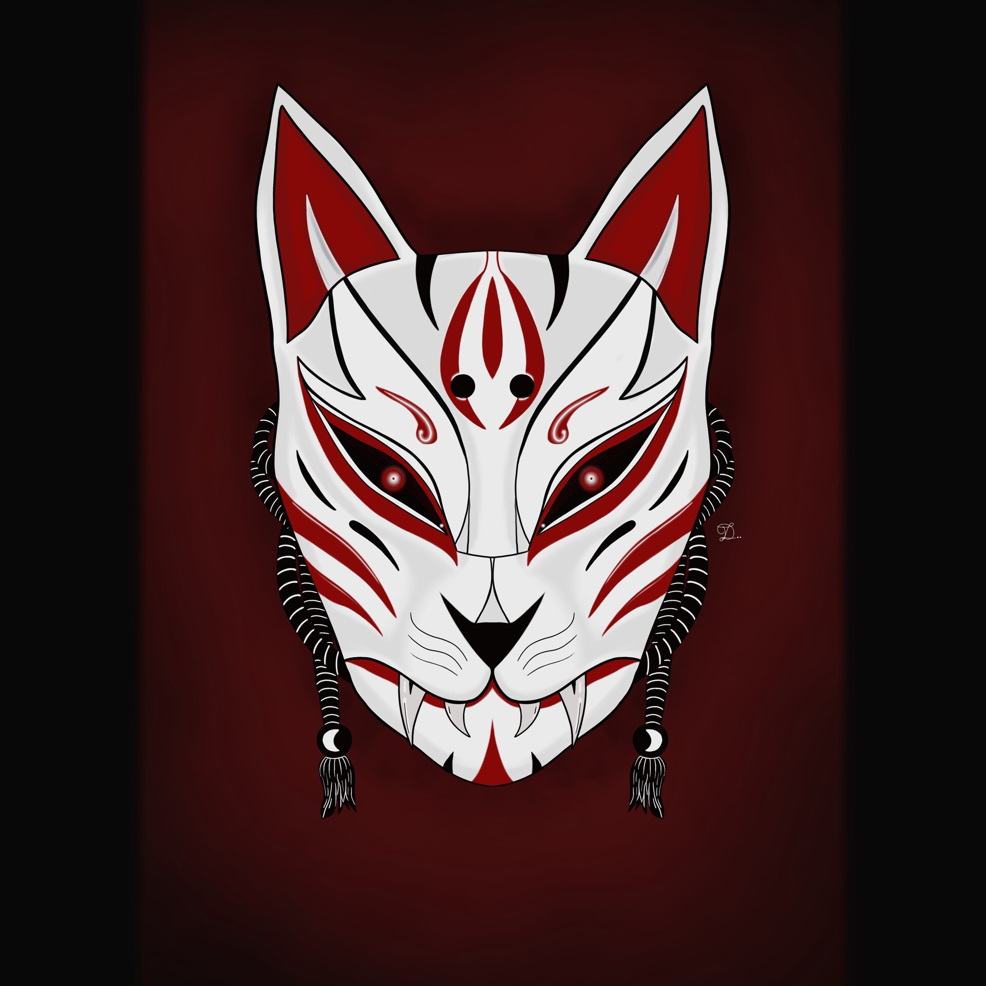 ArtStation - •• Kitsune mask