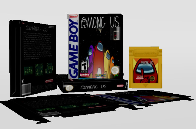 ArtStation - AmongUs Box Art, Game Boy