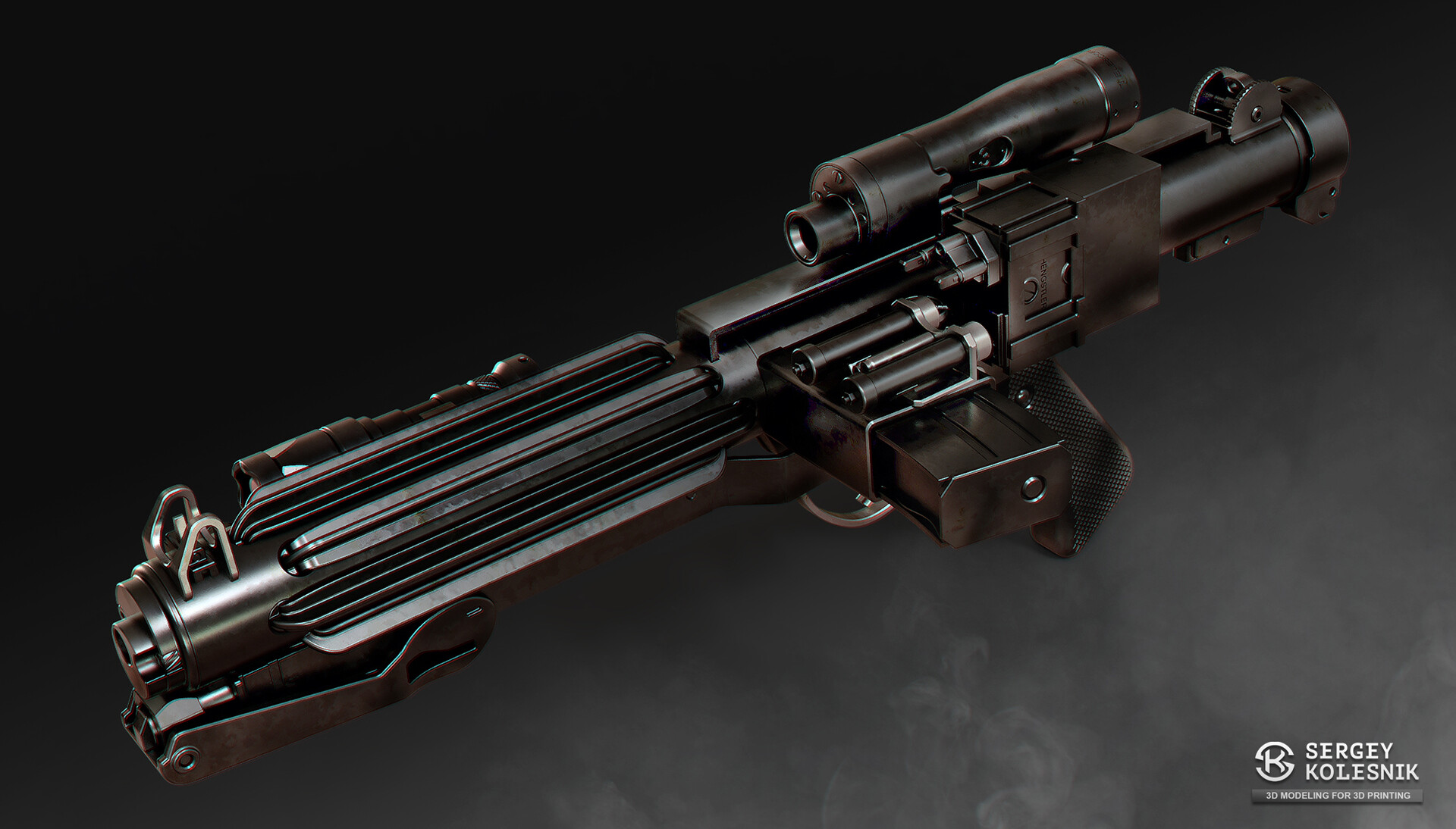 ArtStation - E-11 blaster