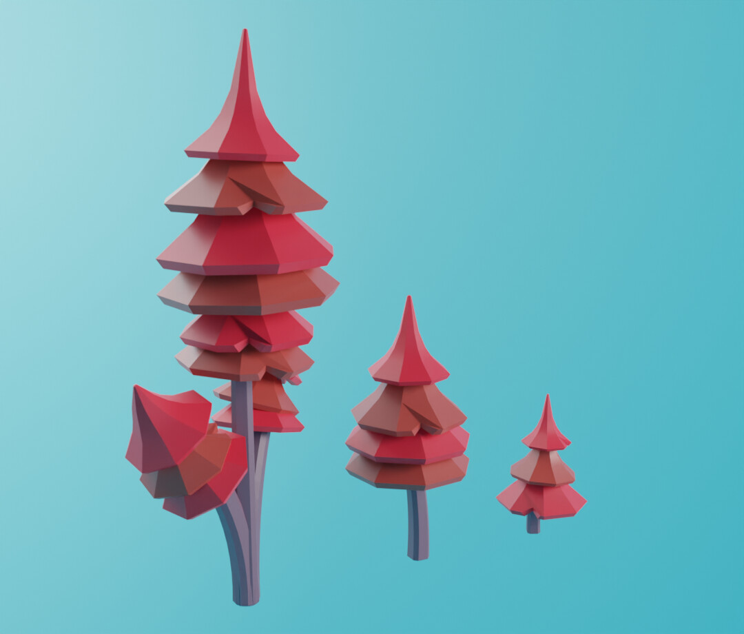 ArtStation - Tree Set