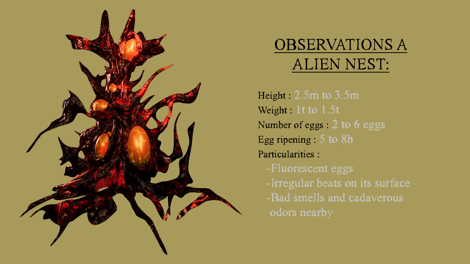 ArtStation - Mission 0: Annihilation - Alien Nest