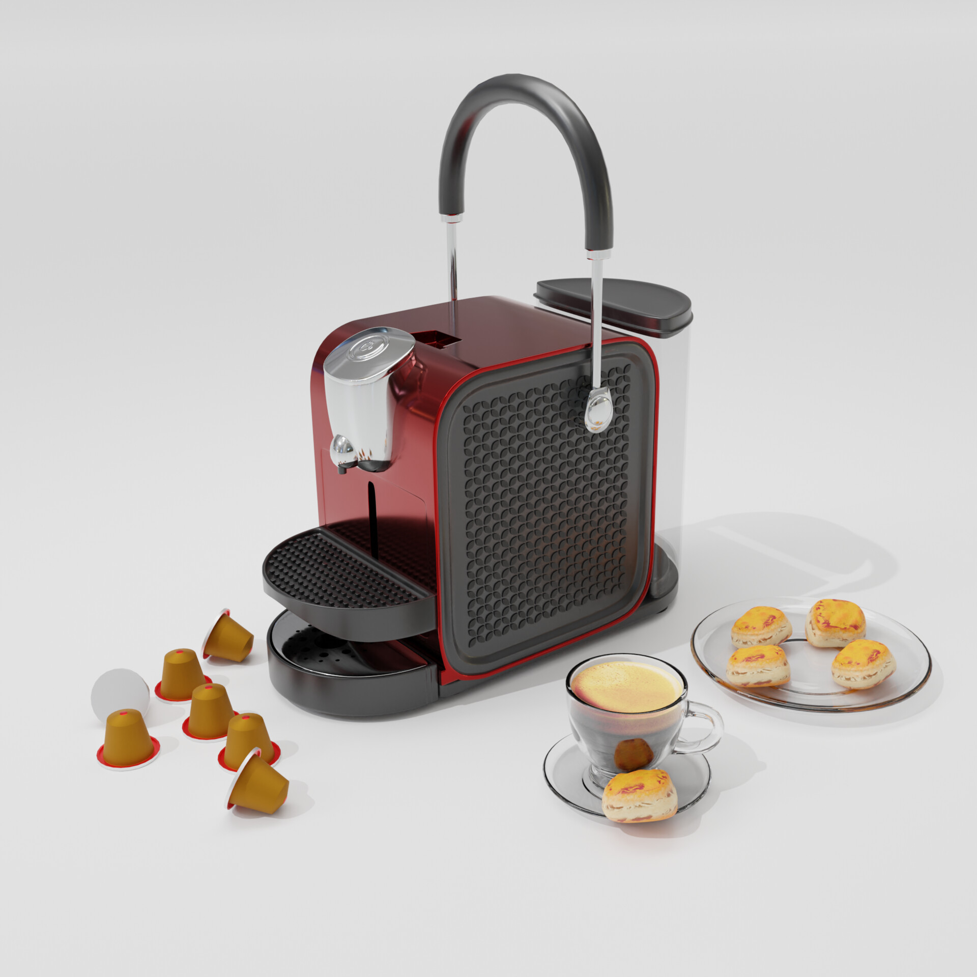 Rina Bothma - Red Hot Coffee Machine