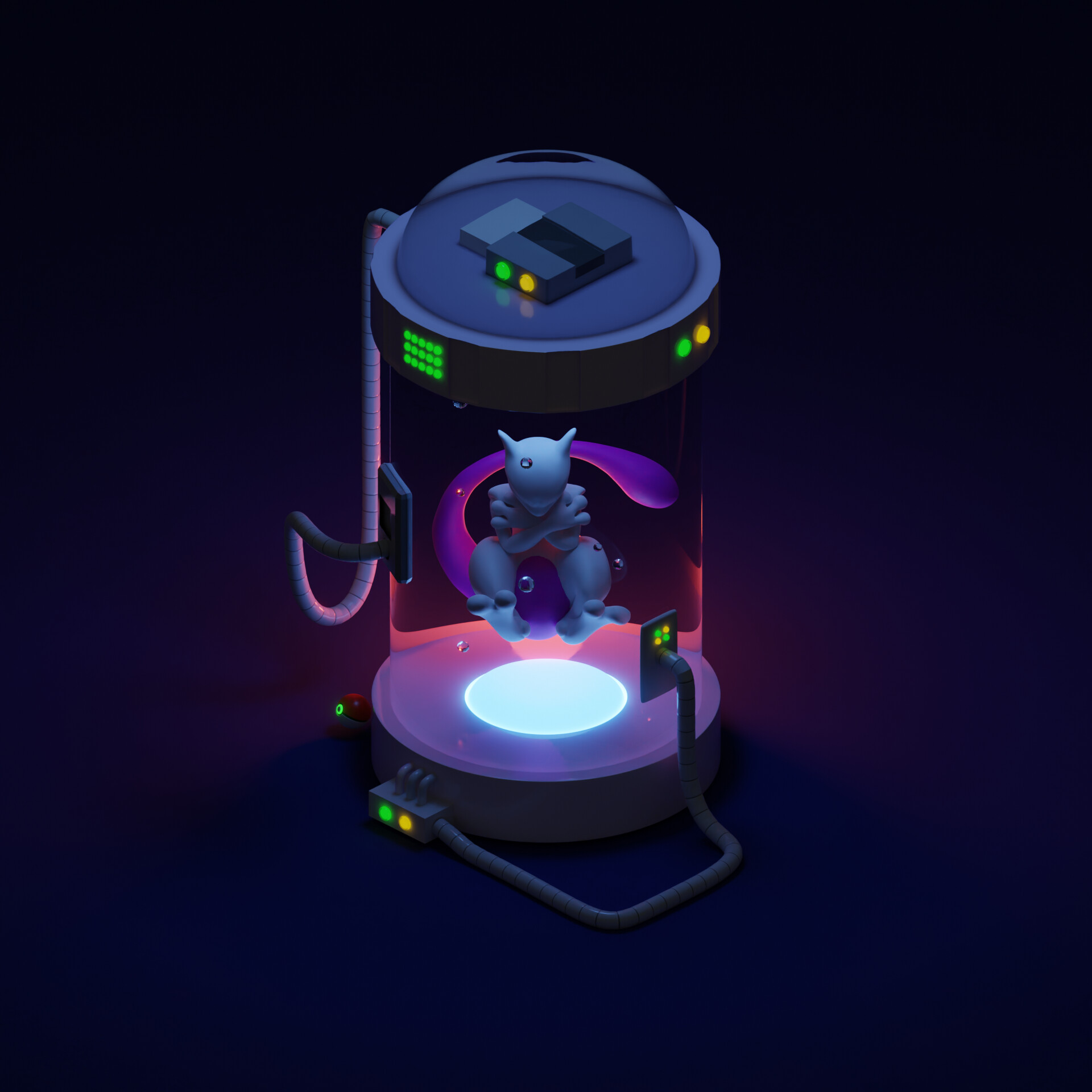 ArtStation - Mewtwo - Capsul