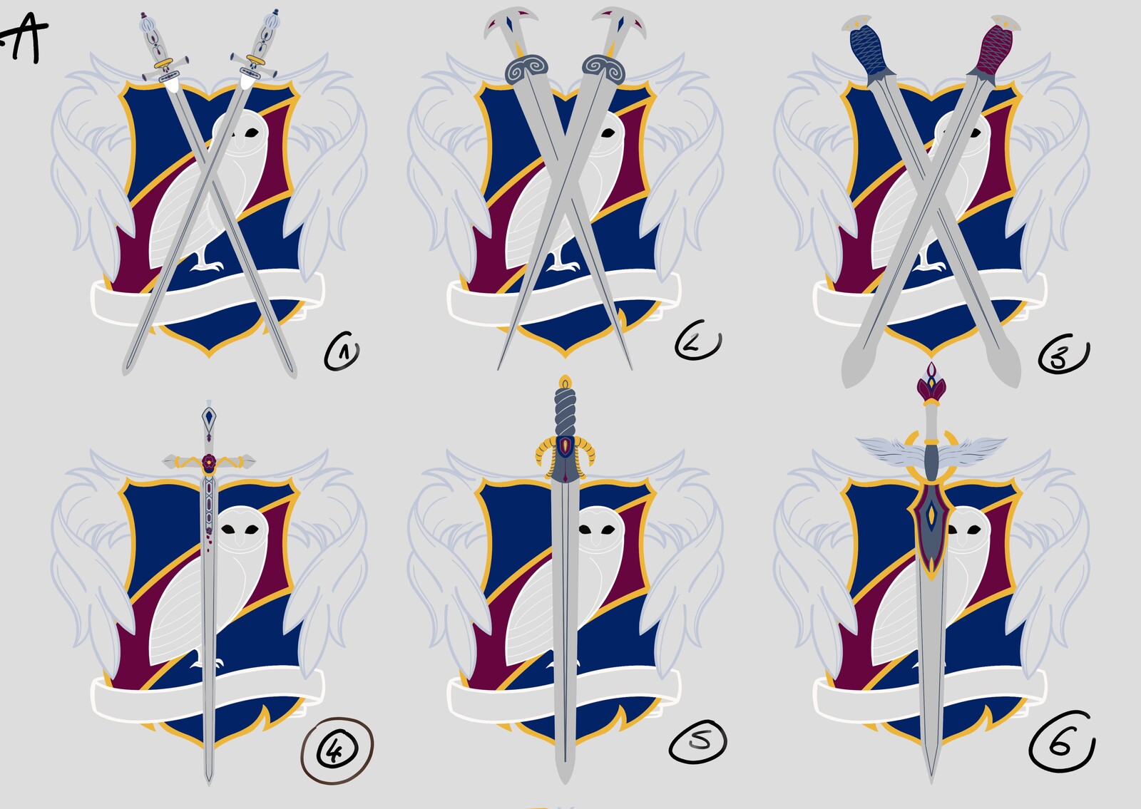 Mia Abboud - Alternate Fantasy Family Crest design