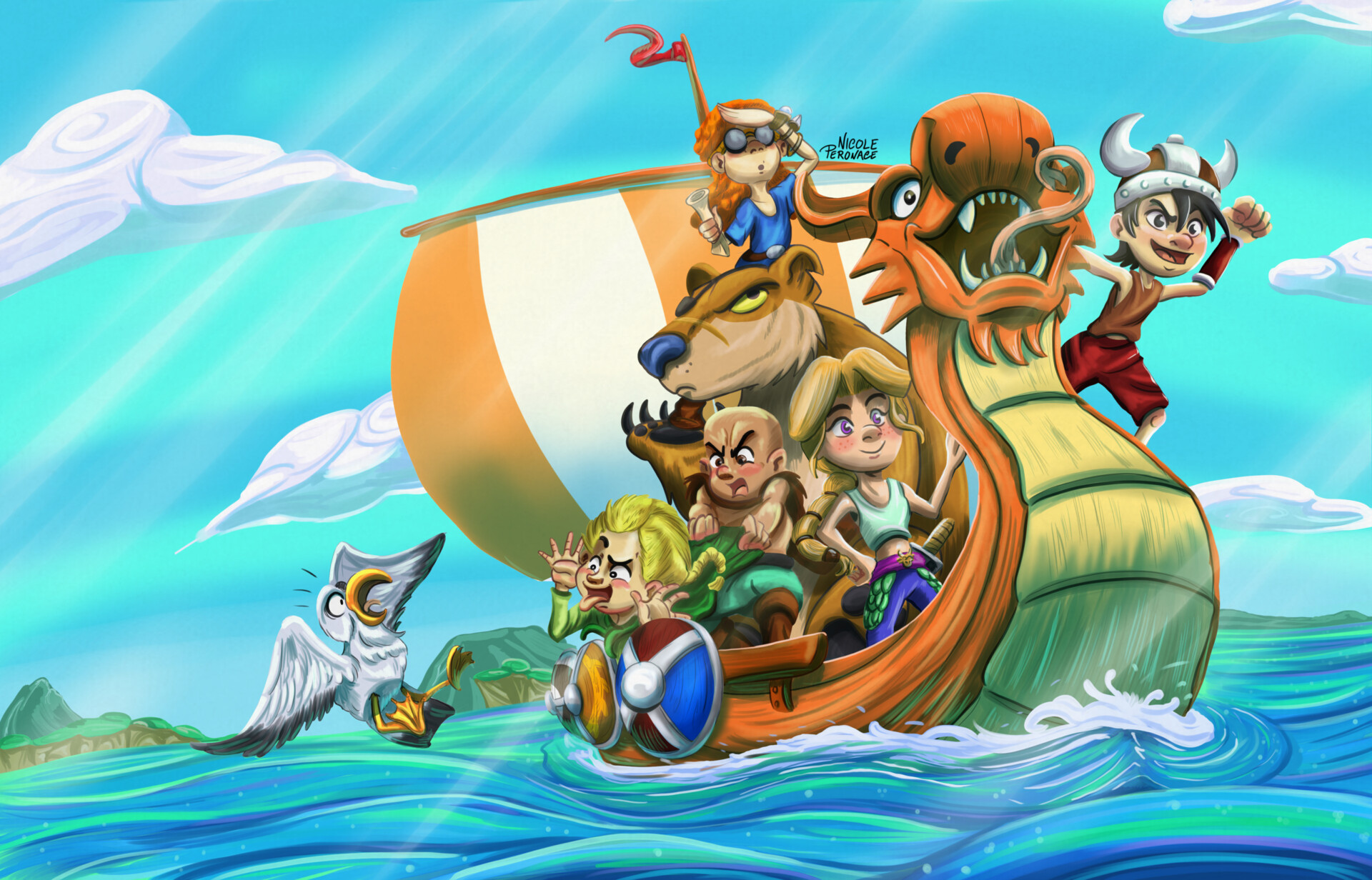 ArtStation - Little Vikings