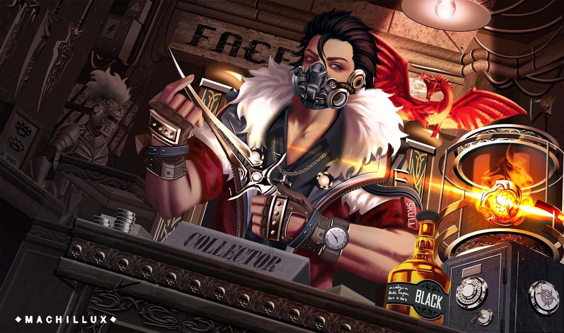 Machillux - The Man with The Black Mask