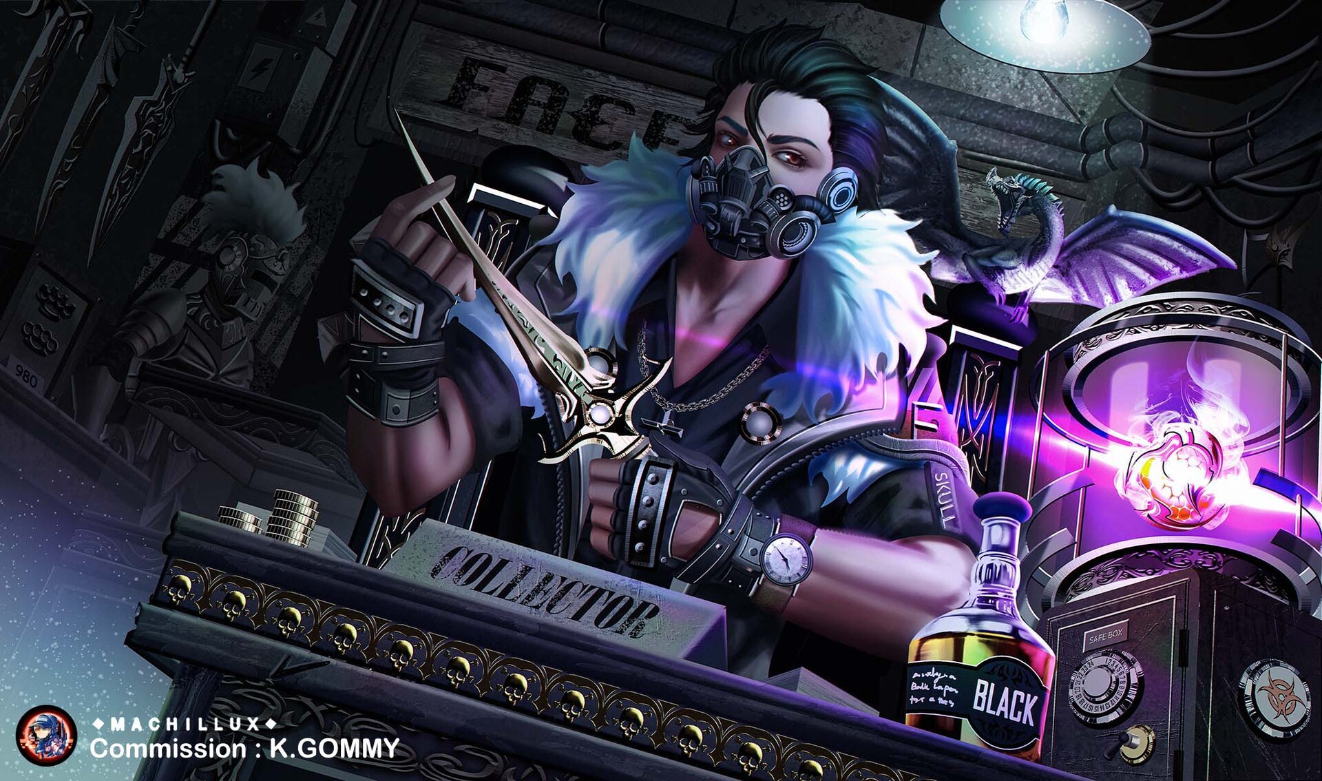 MACH ILLUX - The Man with The Black Mask