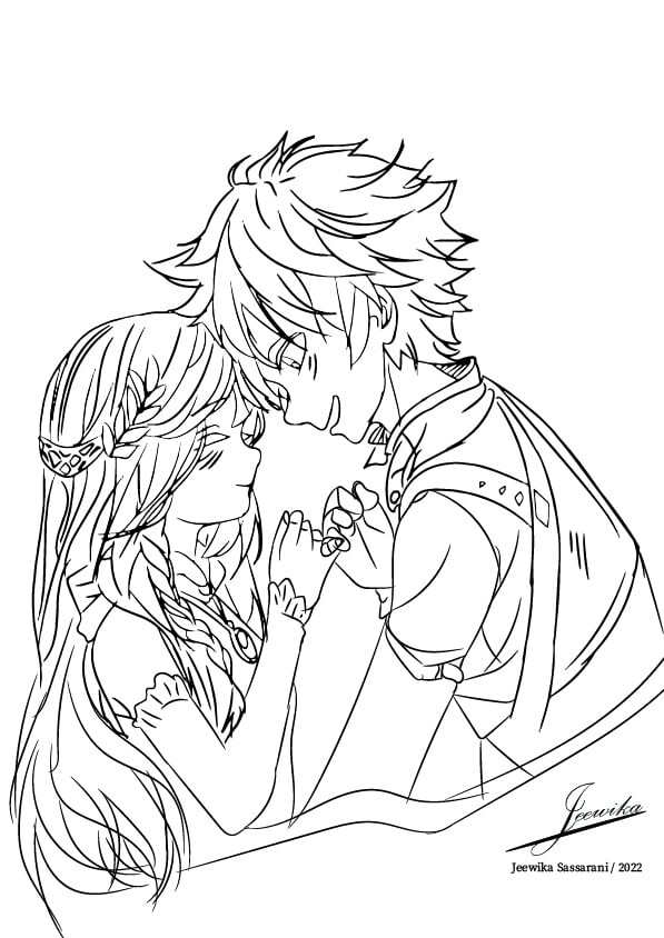 fairy tail coloring pages anime couples