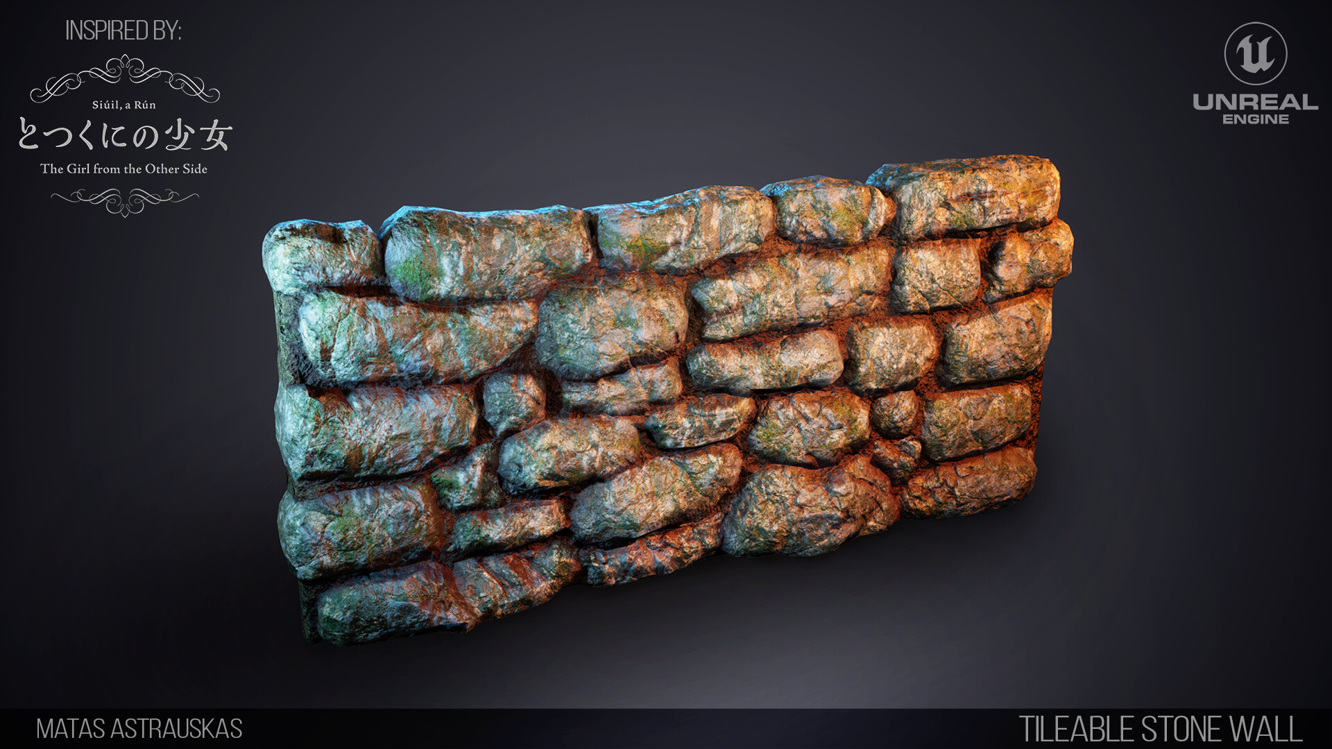 ArtStation - Stone Wall | Game Ready Asset