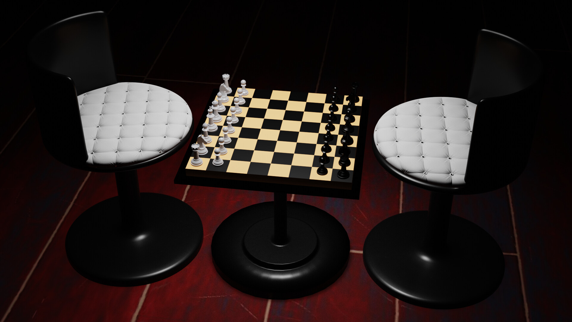 ArtStation - chess board setup