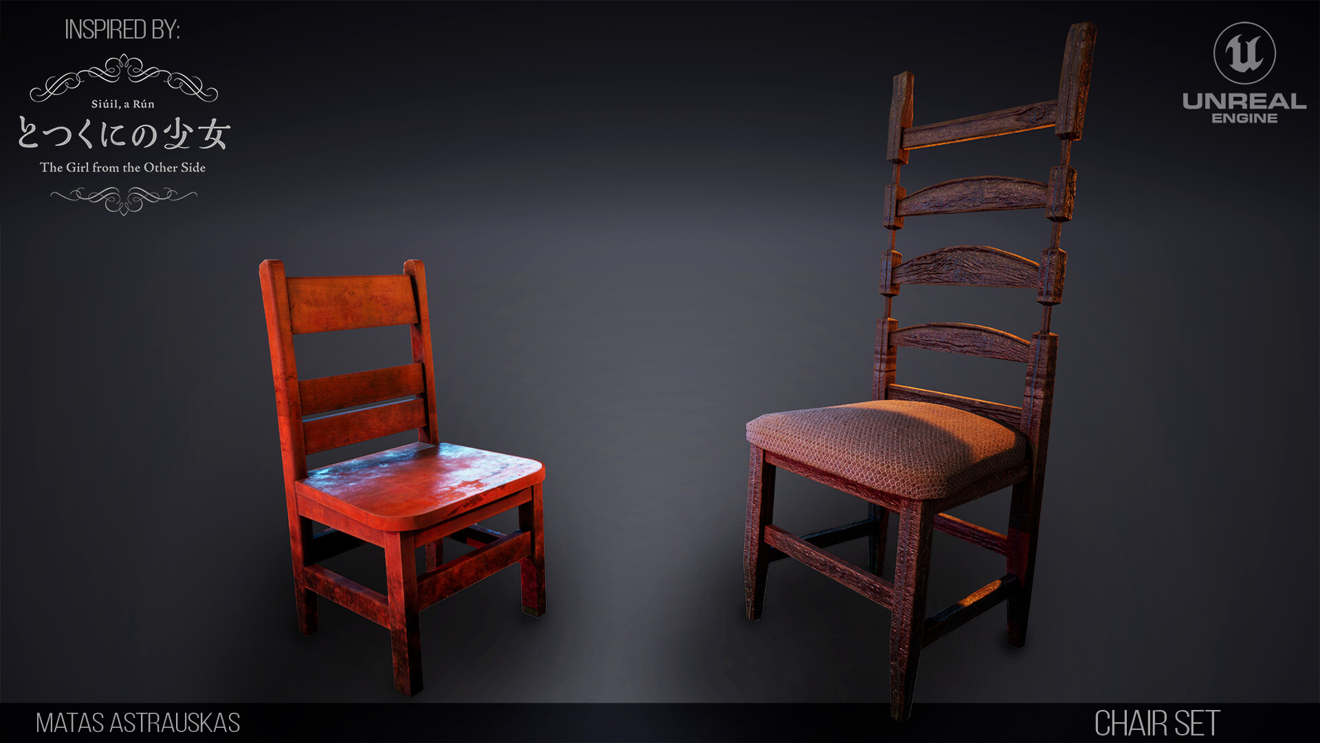 ArtStation - Chairs | Game Ready Asset