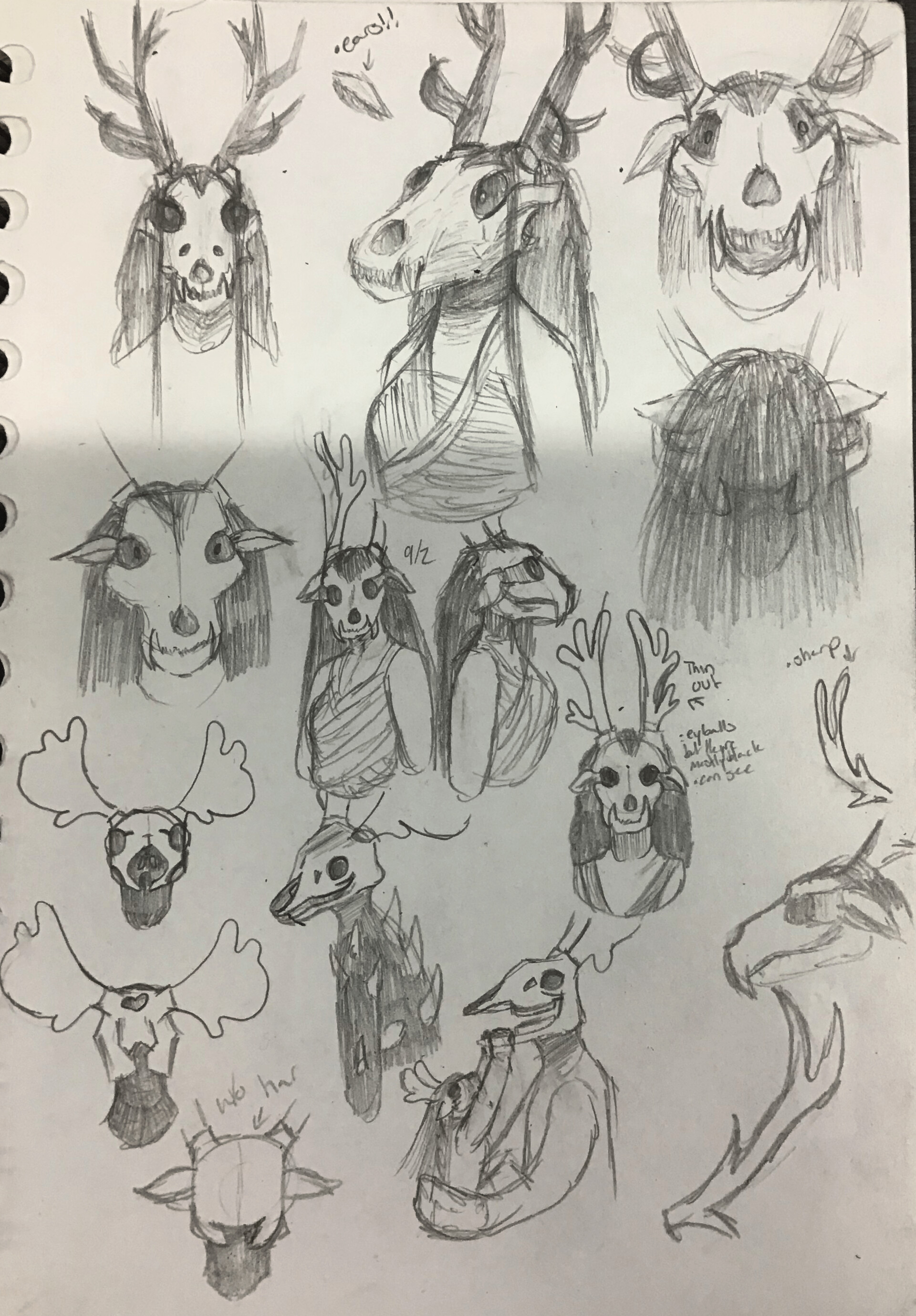 Morgan Taton - Wendy Skull Study