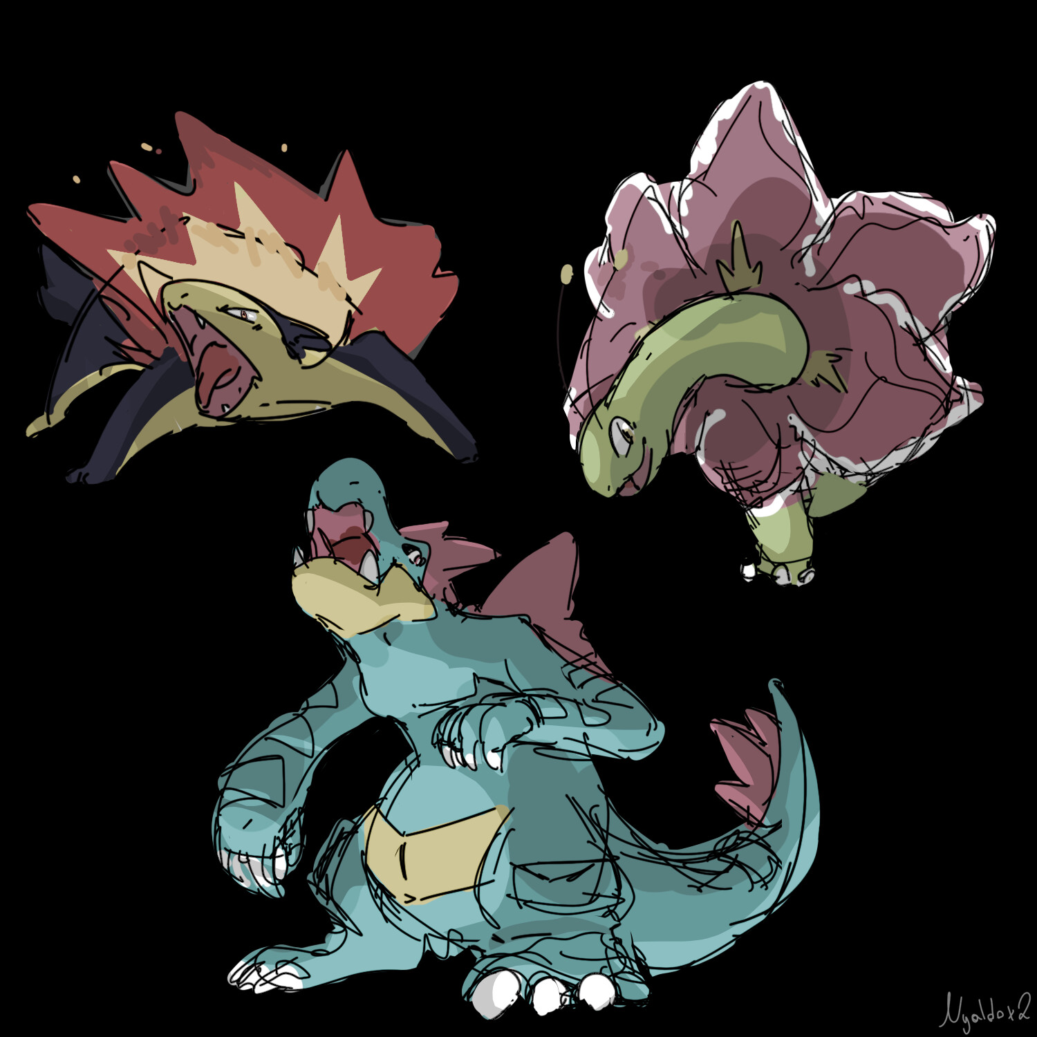 ArtStation - Pokemon Starters