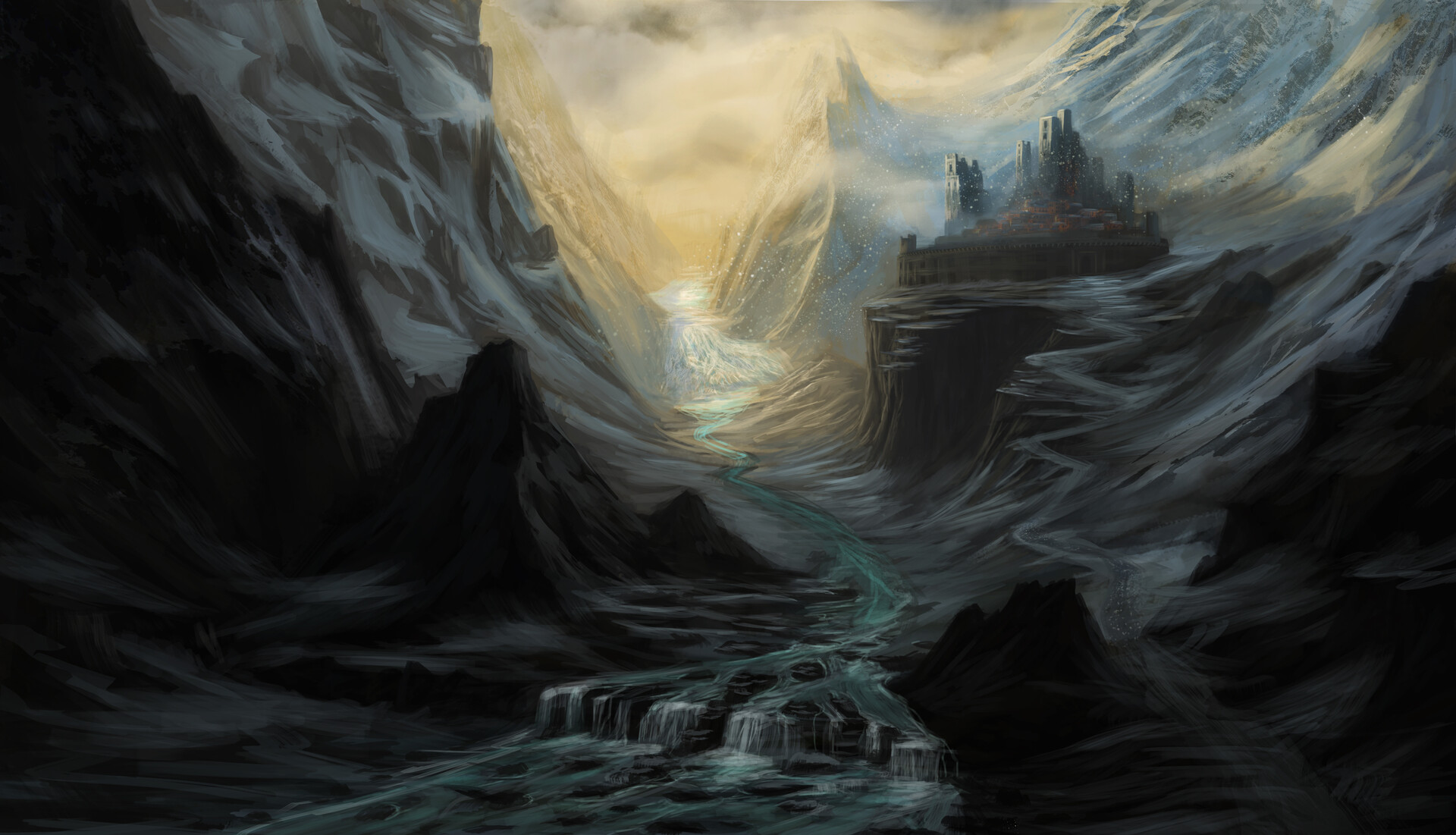 ArtStation - Fantasy Castle by Glacier