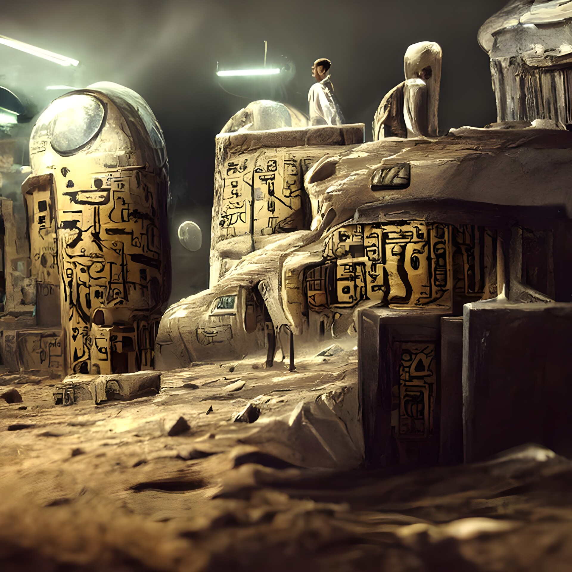 ArtStation - ANCIENT EGYPTIAN MOONBASE
