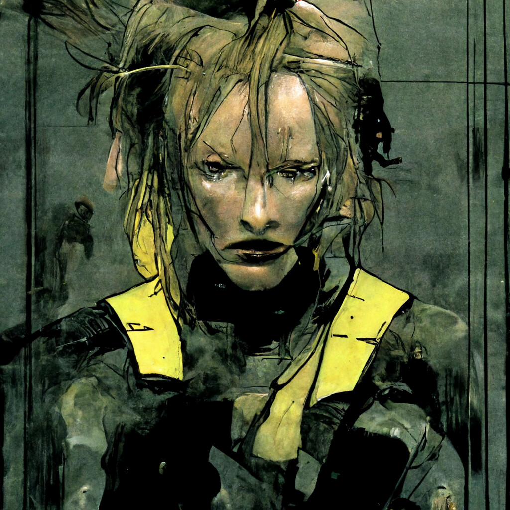 ArtStation - Stylised Uma Thurman Character Concept generated by AI