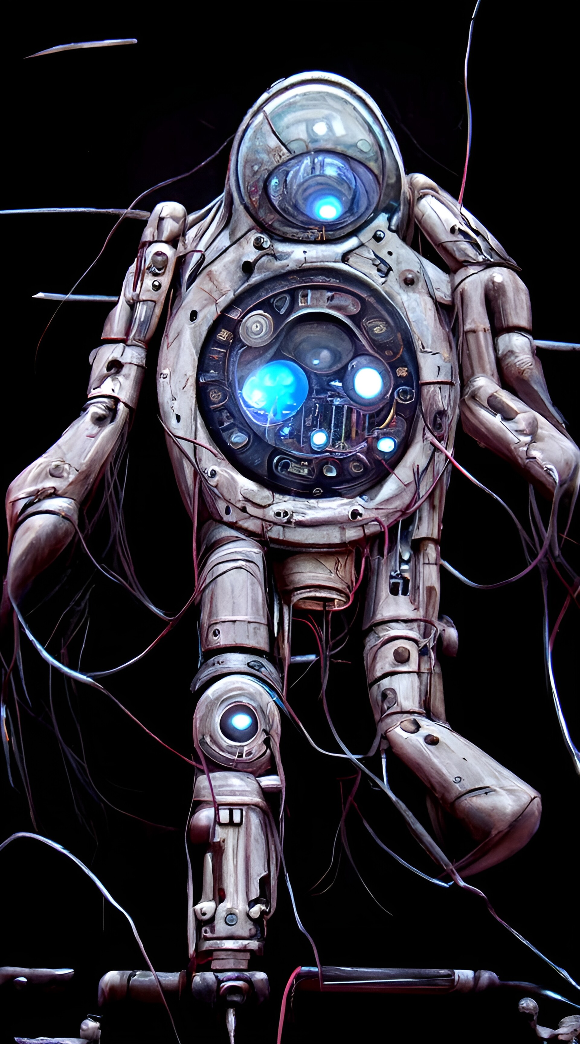 ArtStation - ANCIENT SELF-AWARE BATTLE DROID