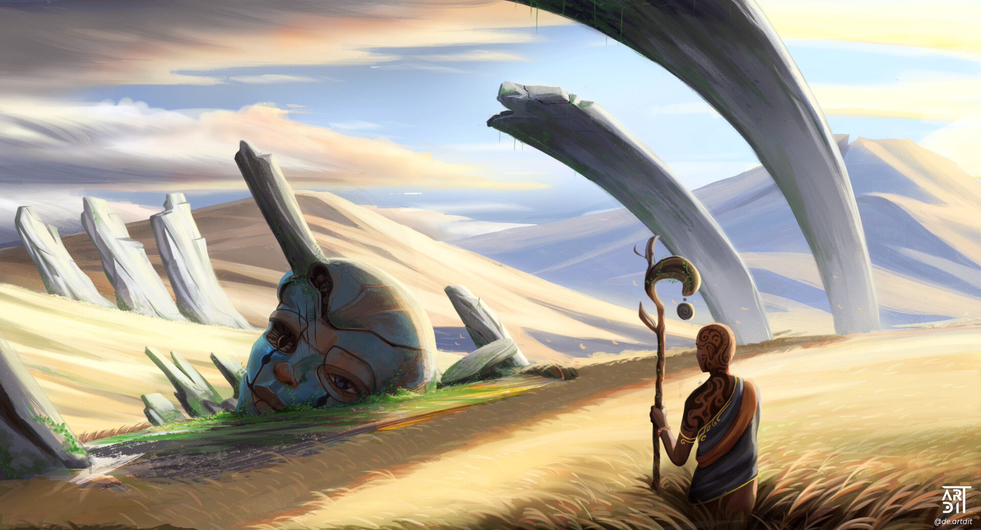 ArtStation - ancient Robot