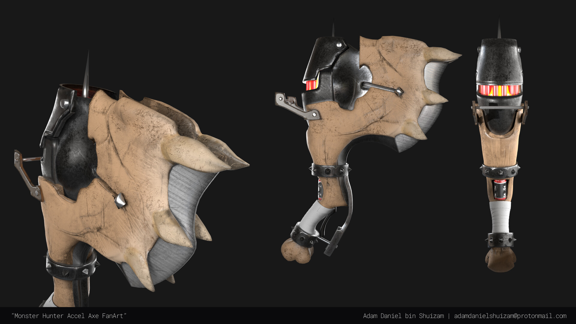 Adam Daniel - Accel Axe (Monster Hunter Fan Art)