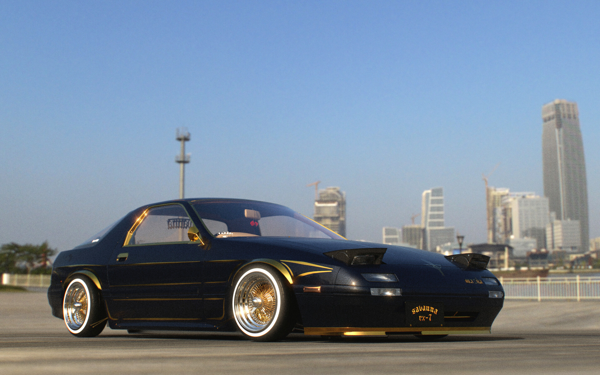 ArtStation - LowRider Savanna RX-7