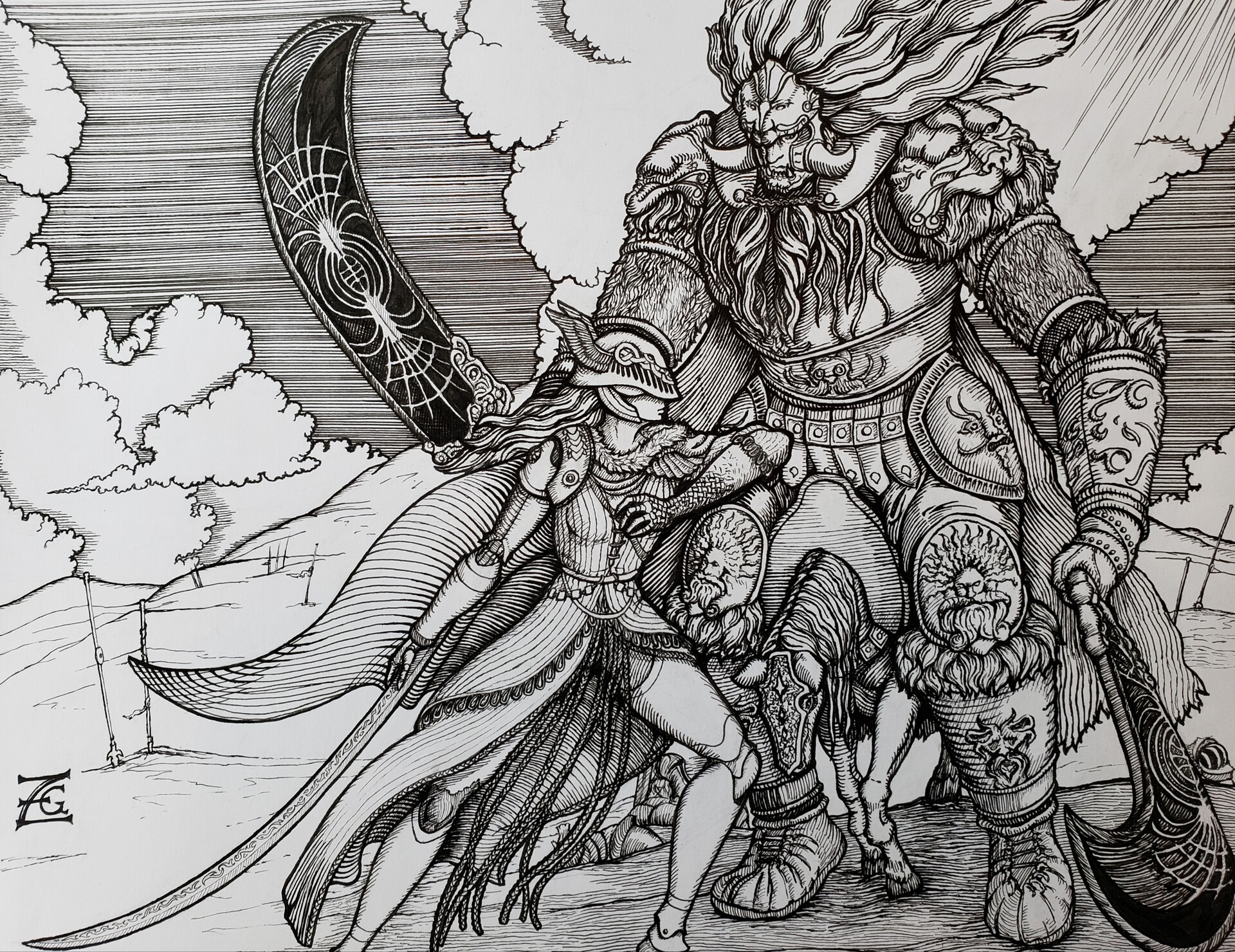 ArtStation - Clash of the Demigods