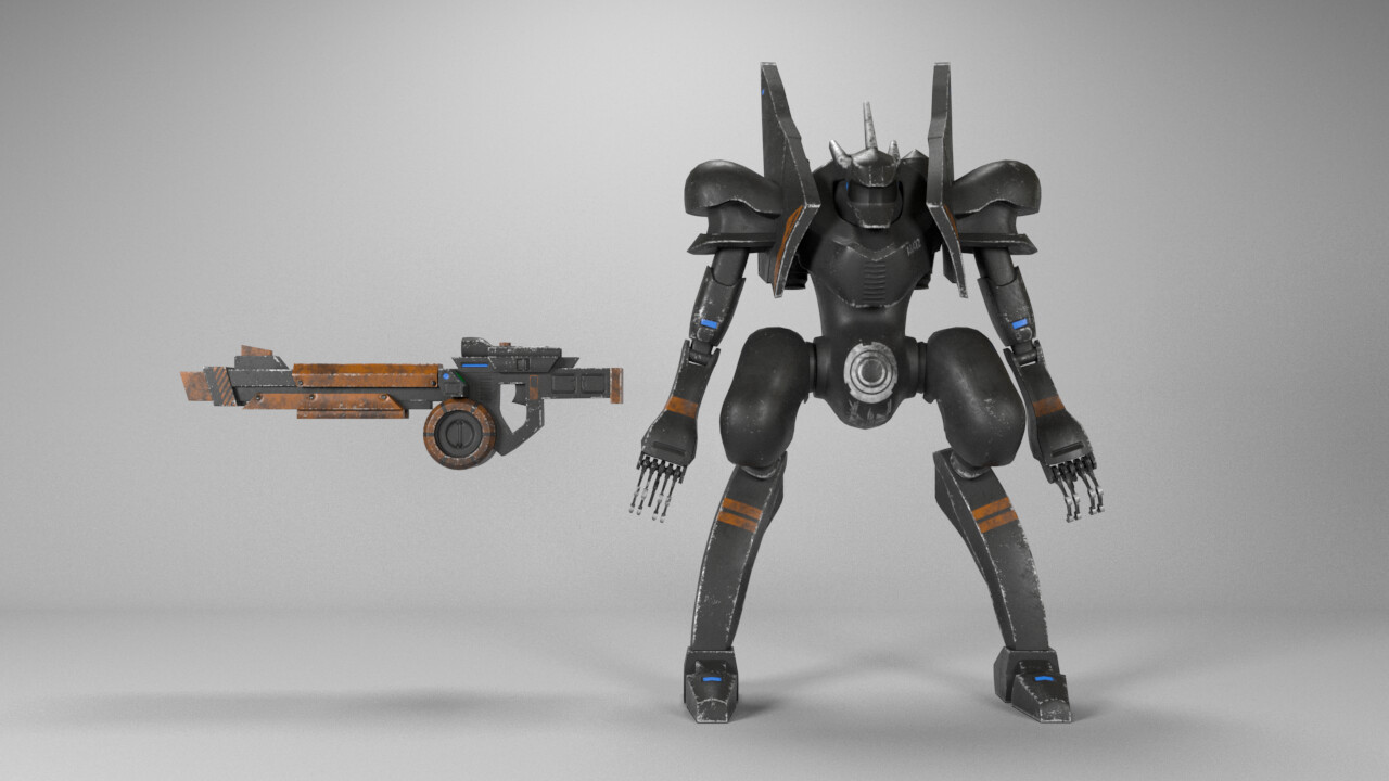 ArtStation - Robot In Maya