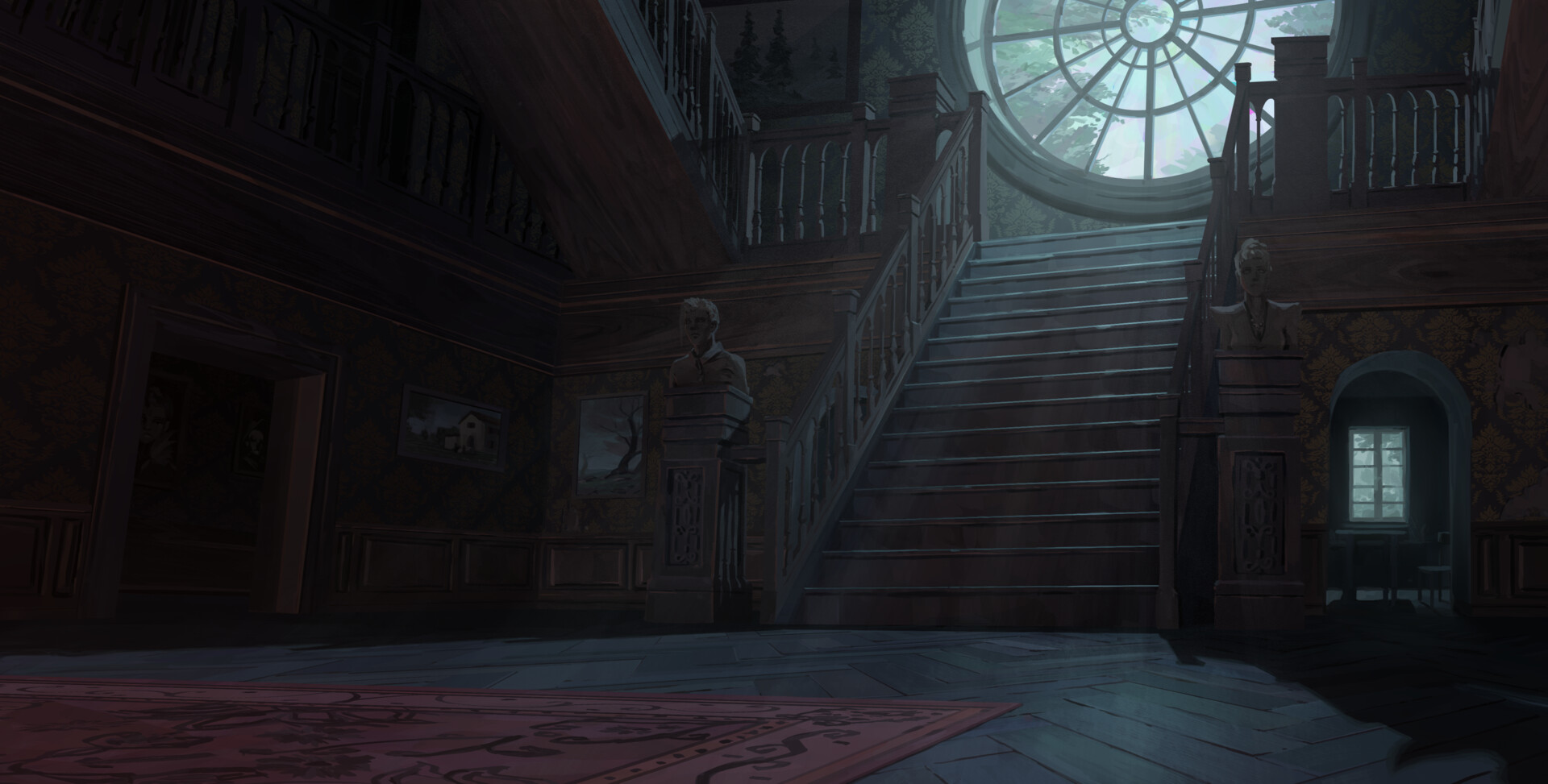 ArtStation - Entrance to the Manor