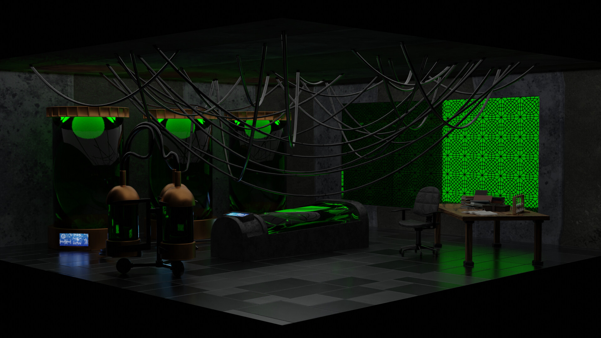 ArtStation - "Evil" Lab