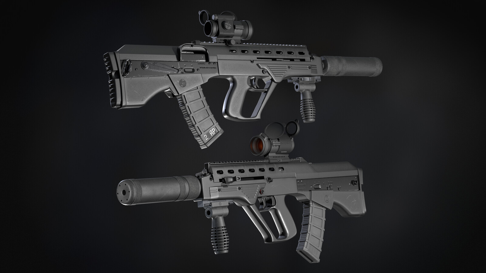 Volodymyr Kapinos - Assault rifle “Vulcan” (“Malyuk”)