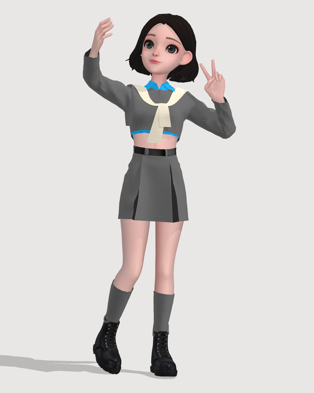 ArtStation - Outfit of GAEUL (#IVE) in #LOVEDIVE