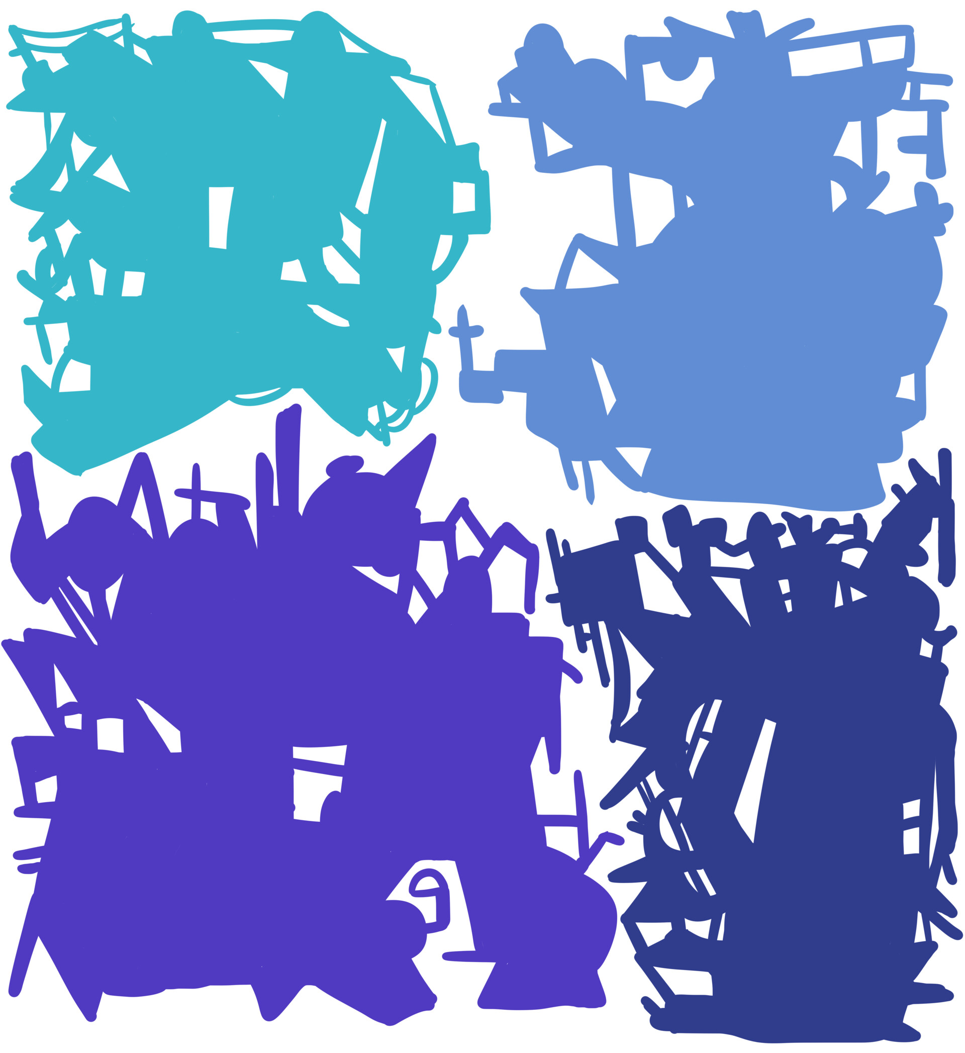 Amy Freeman - Hellmall - Buildings and rooms concept art