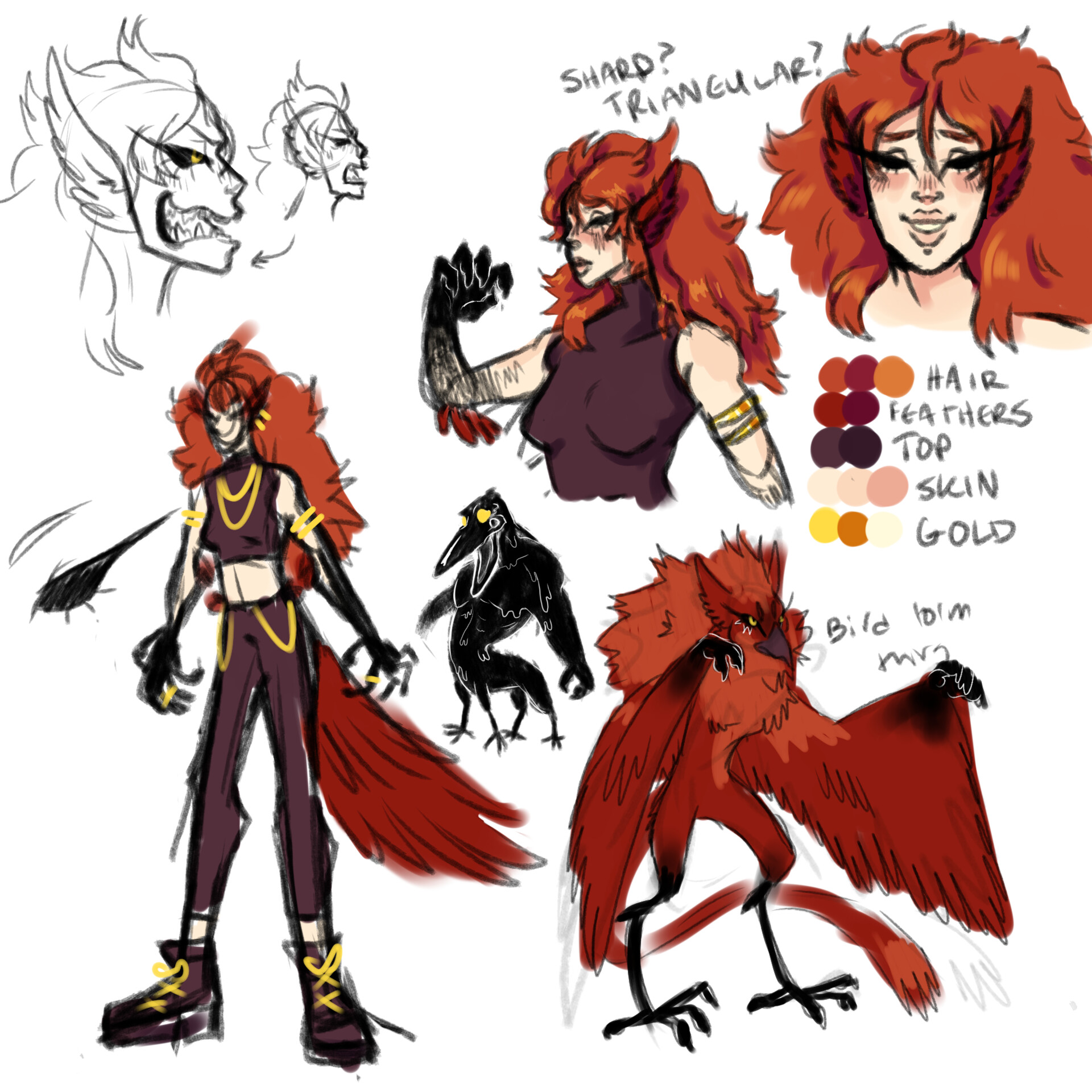 ArtStation - Harpy Character Design