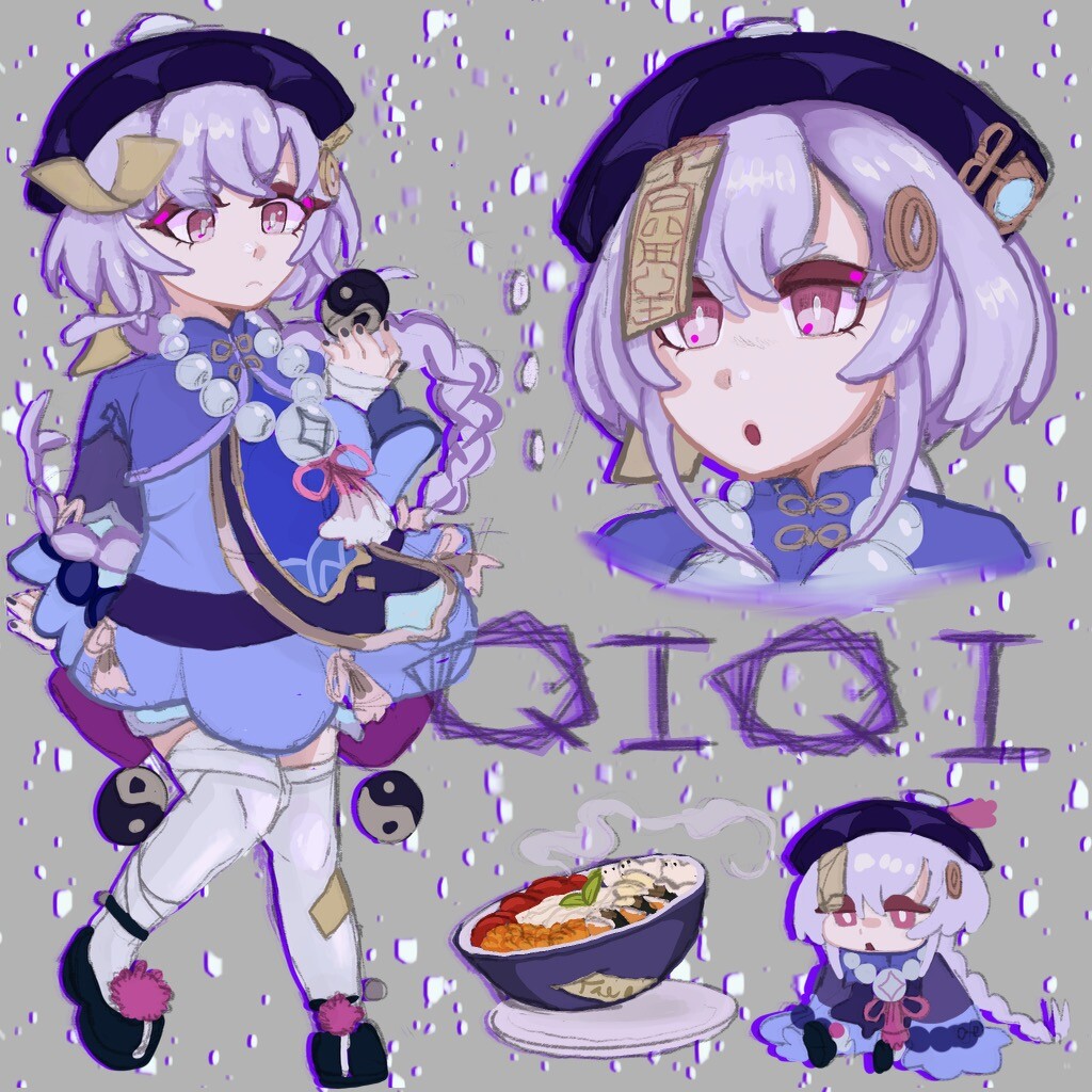 ArtStation - Qiqi - Genshin Impact