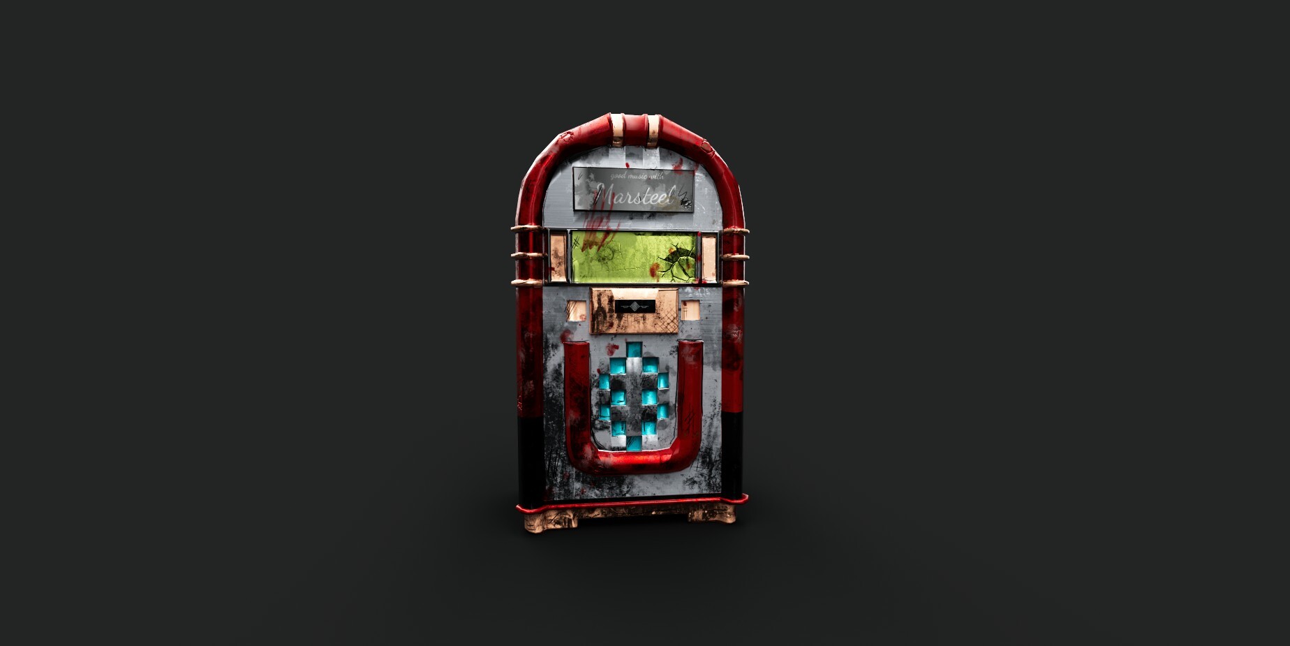 ArtStation - Post Apocalyptic - Jukebox