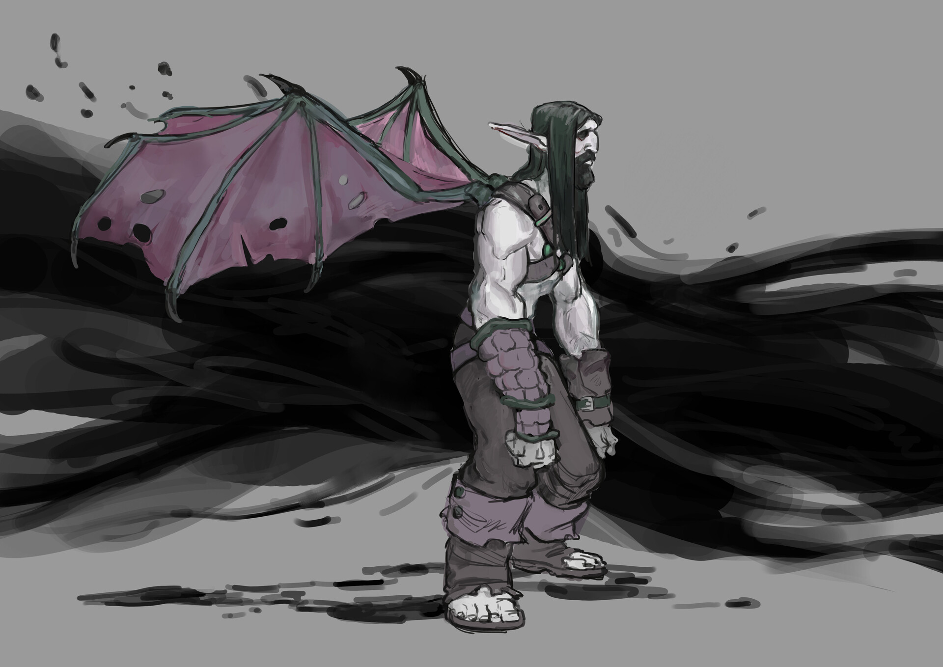 ArtStation - vampire vs zombie