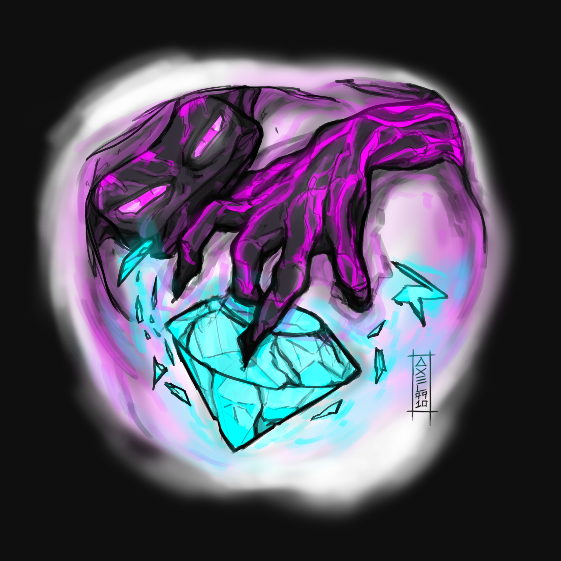 ArtStation - Diamond Network - Minecraft Server's logo for Neo-Live83