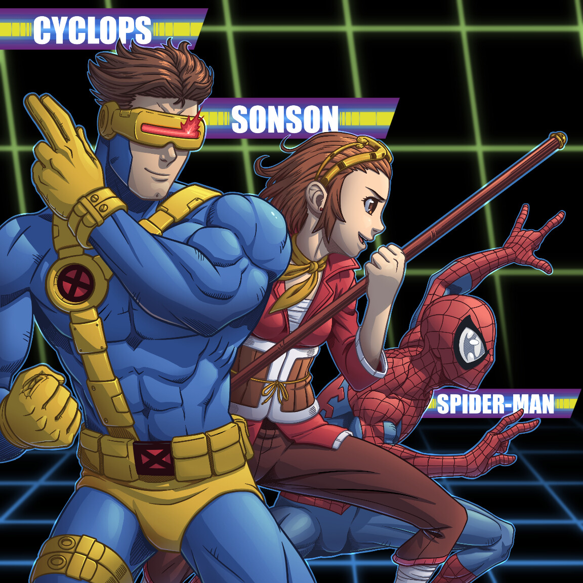 ArtStation - Marvel Vs Capcom 2