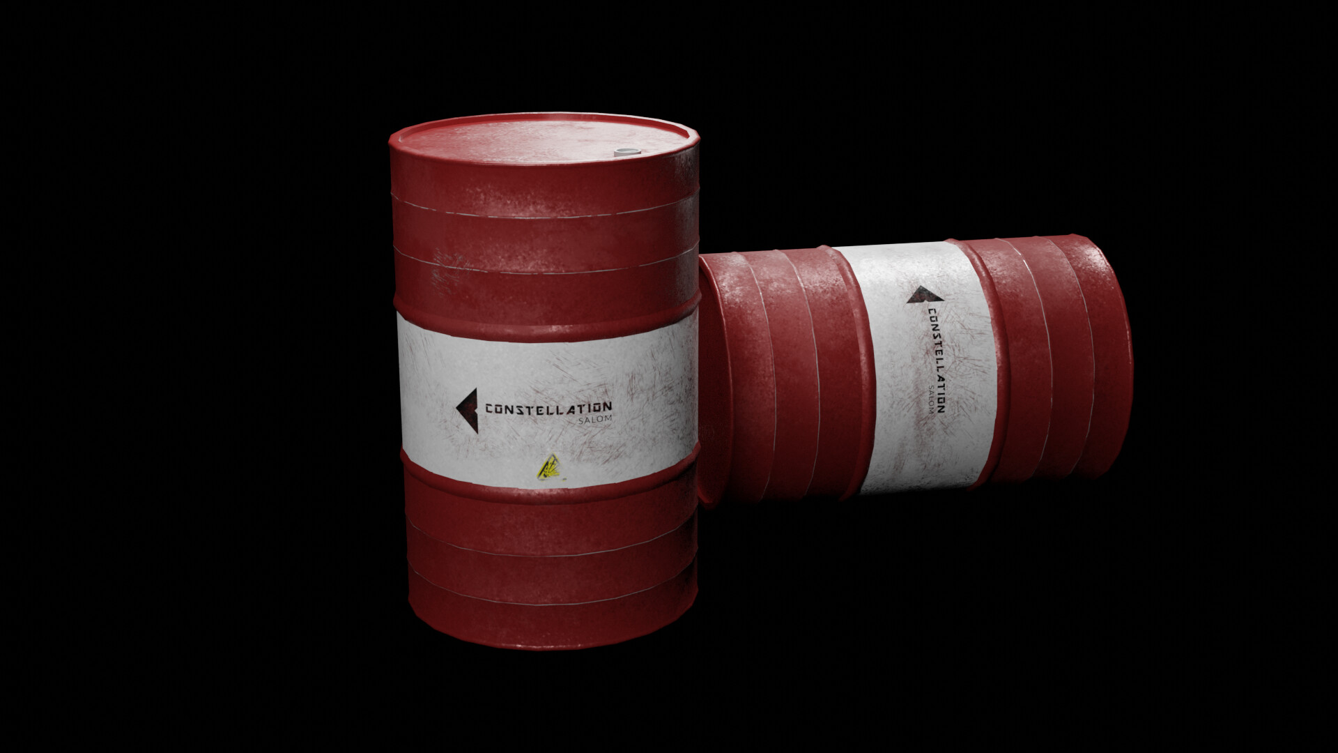 ArtStation - 3D Red Barrel