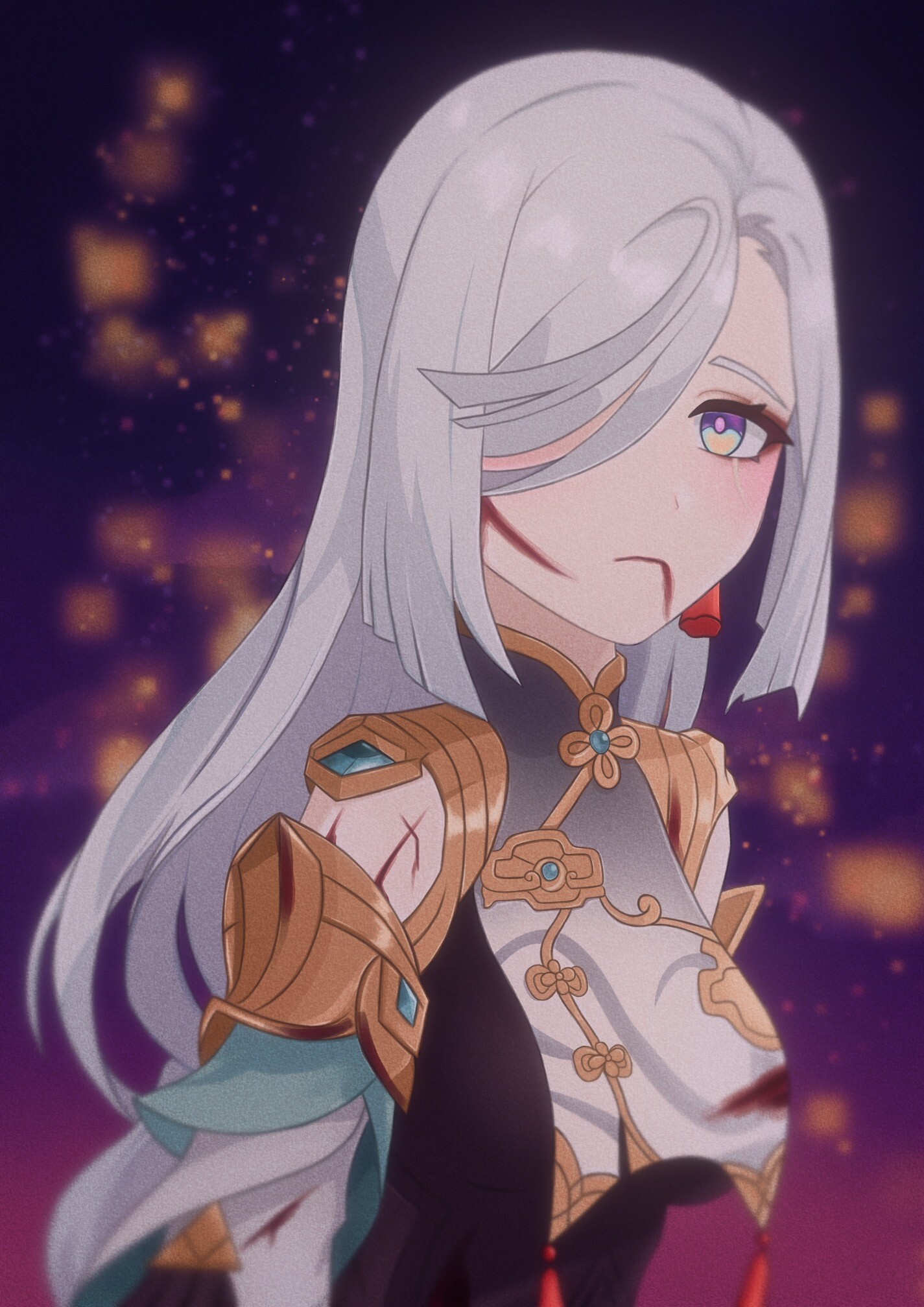 ArtStation - Shenhe, Lonesome Transcendence from Genshin Impact