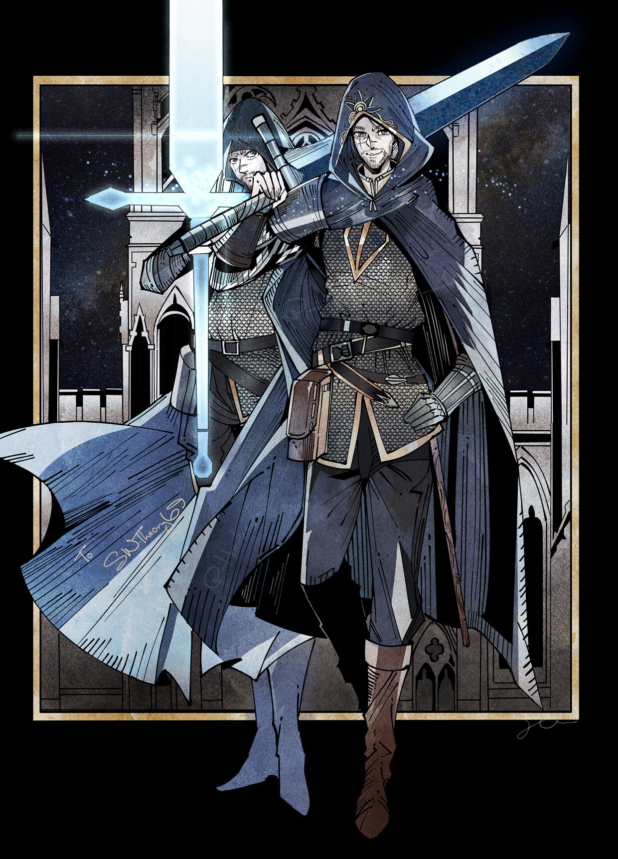 ArtStation - The Tarnished & Mimic Tear Ashes (Commission)